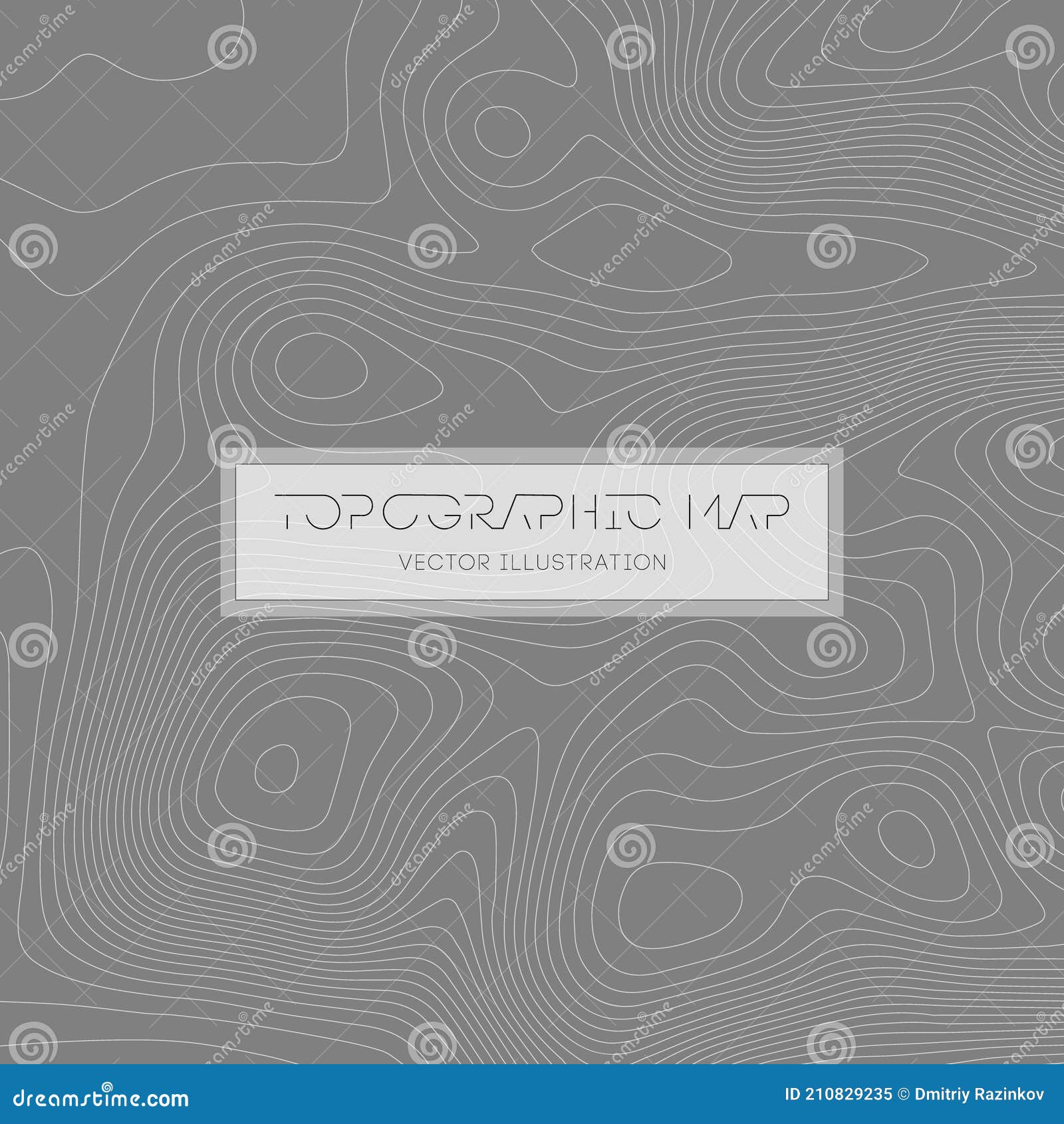 Abstract Paper Cut Shapes. Topographic Map on White Background. Topo ...