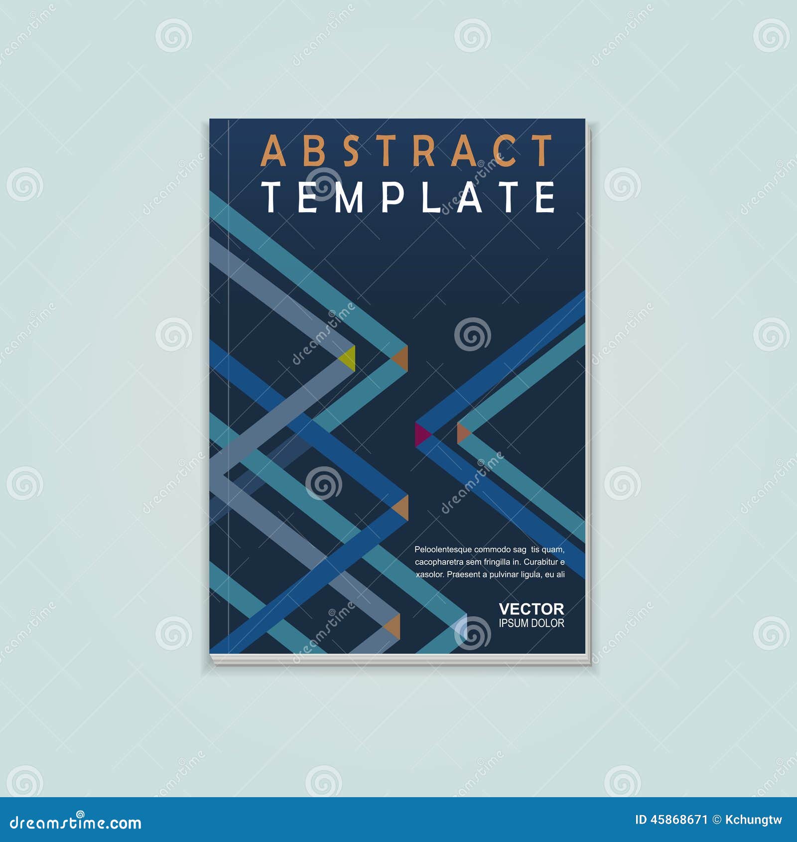 Abstract Paper Folded Pattern Background for Book Cover Stock Vector ...