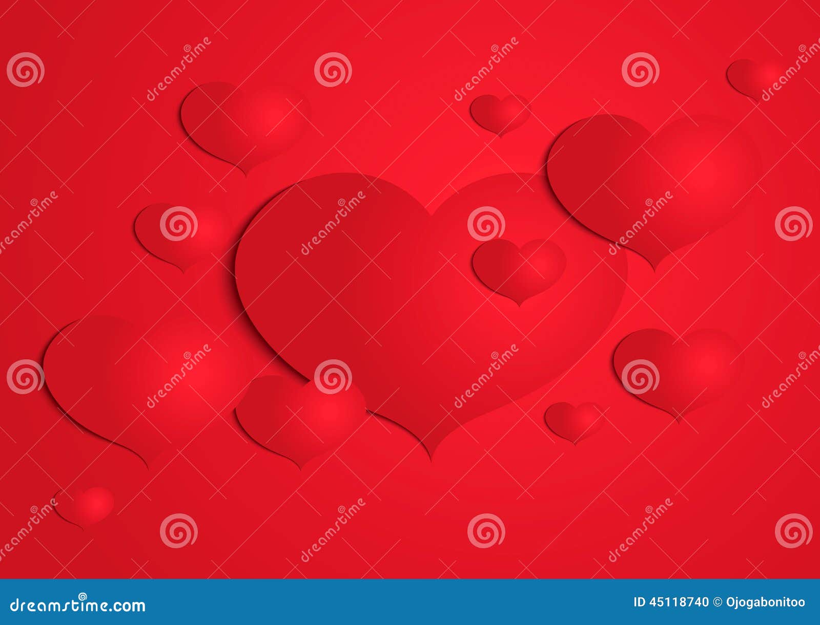 Abstract Paper Heart Background Stock Vector - Illustration of ...