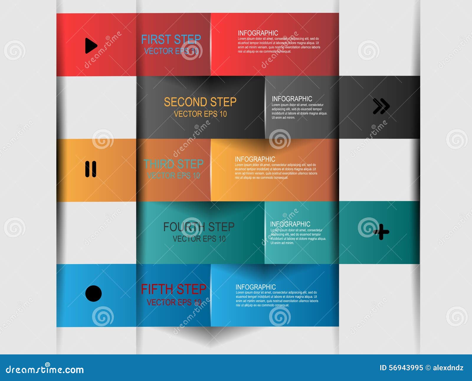 Abstract paper infographic stock illustration. Illustration of network ...