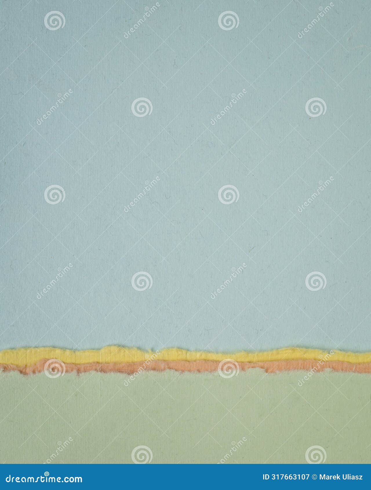 Abstract Paper Landscape in Vertical Format - Collection of Handmade ...