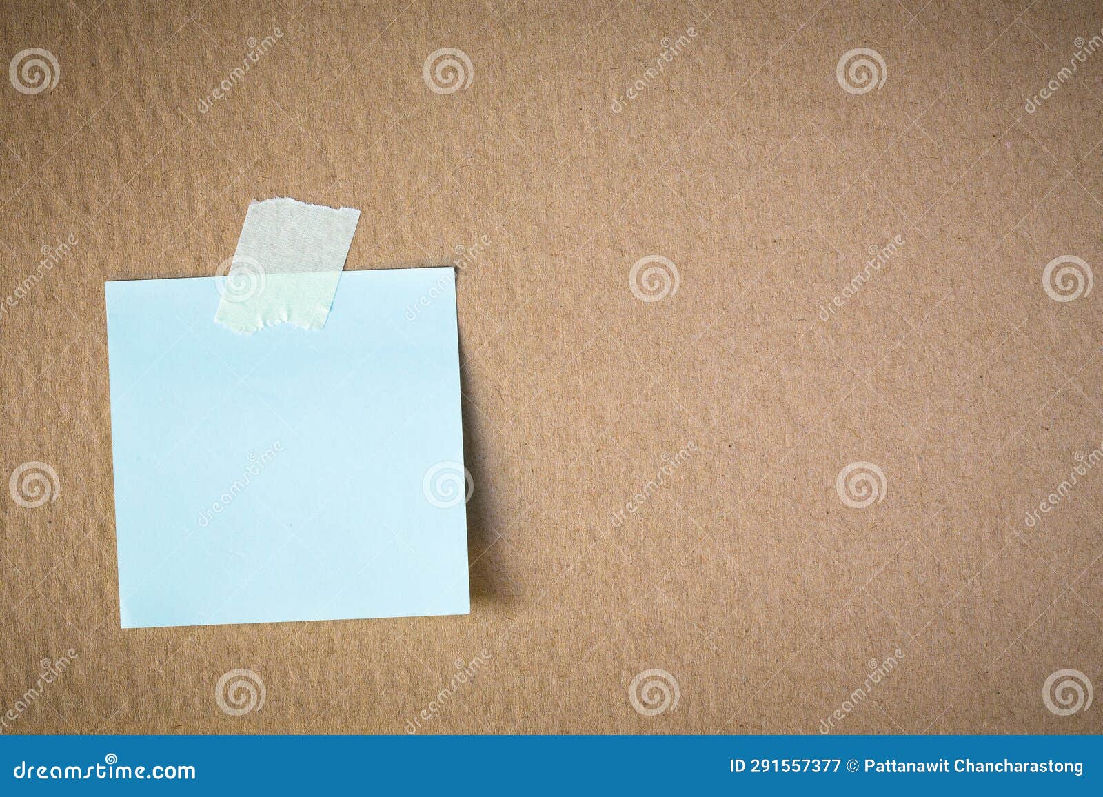 Abstract Paper Note on Cardboard. Cardboard with Blank Notes. Sticker ...