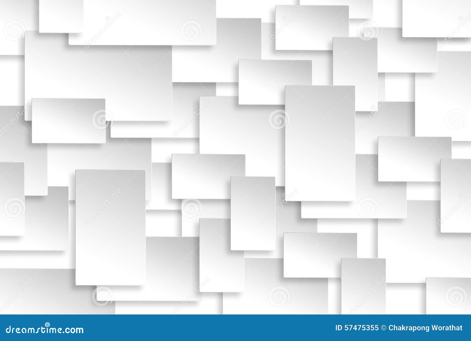 Abstract Paper Rectangle Design Silver Background Texture. Stock ...