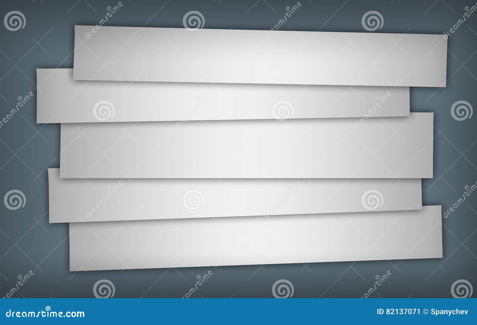 Abstract Paper Strips Retro Color Background Stock Illustration ...