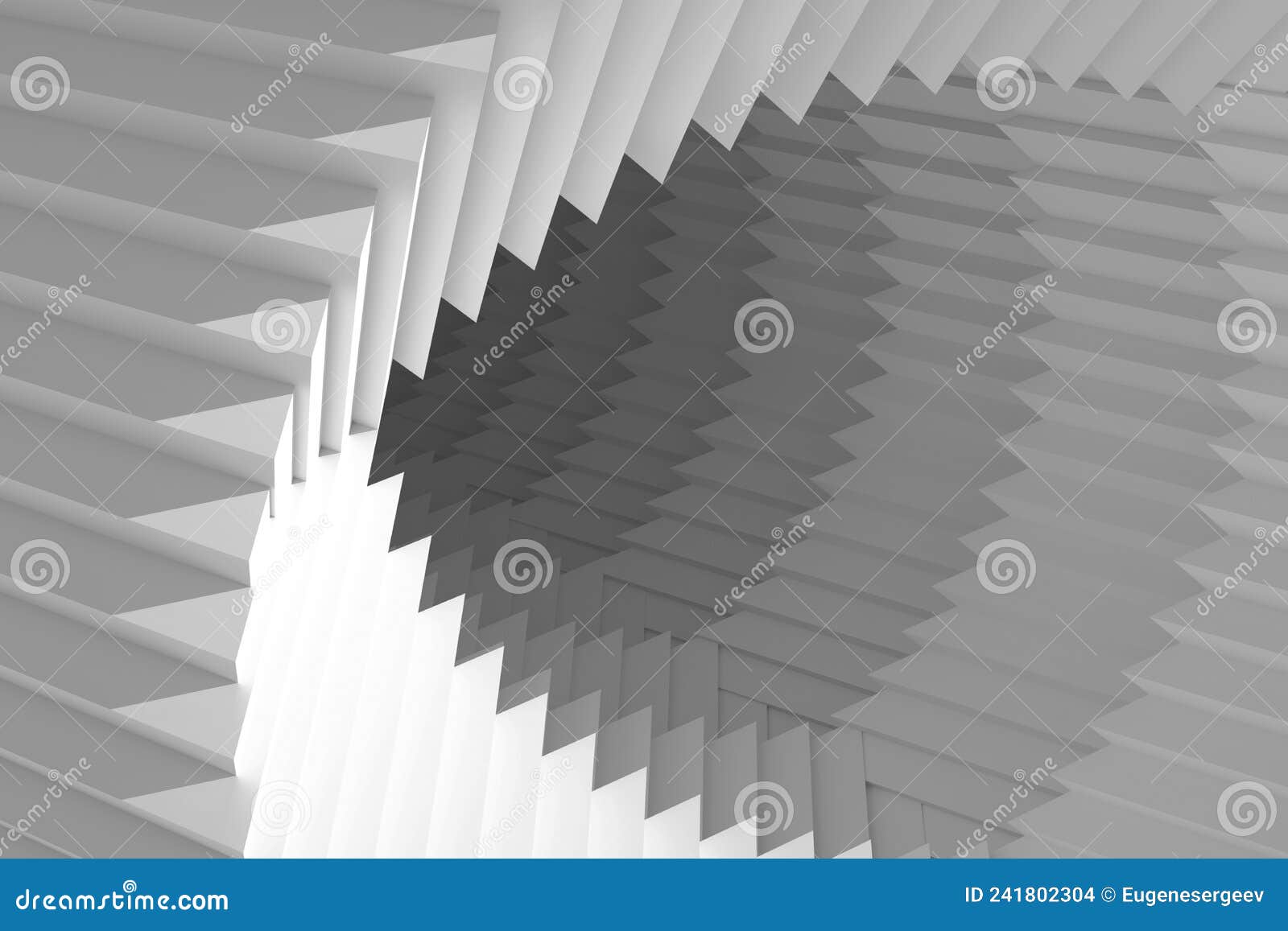 Abstract Parametric Geometry Background with Round Hole 3d Stock ...
