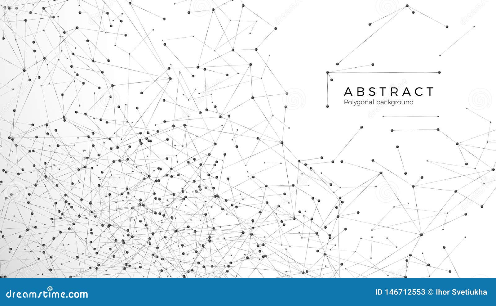Abstract Particle Background Mess Network Atomic And Molecular Pattern Nodes Connected In Web