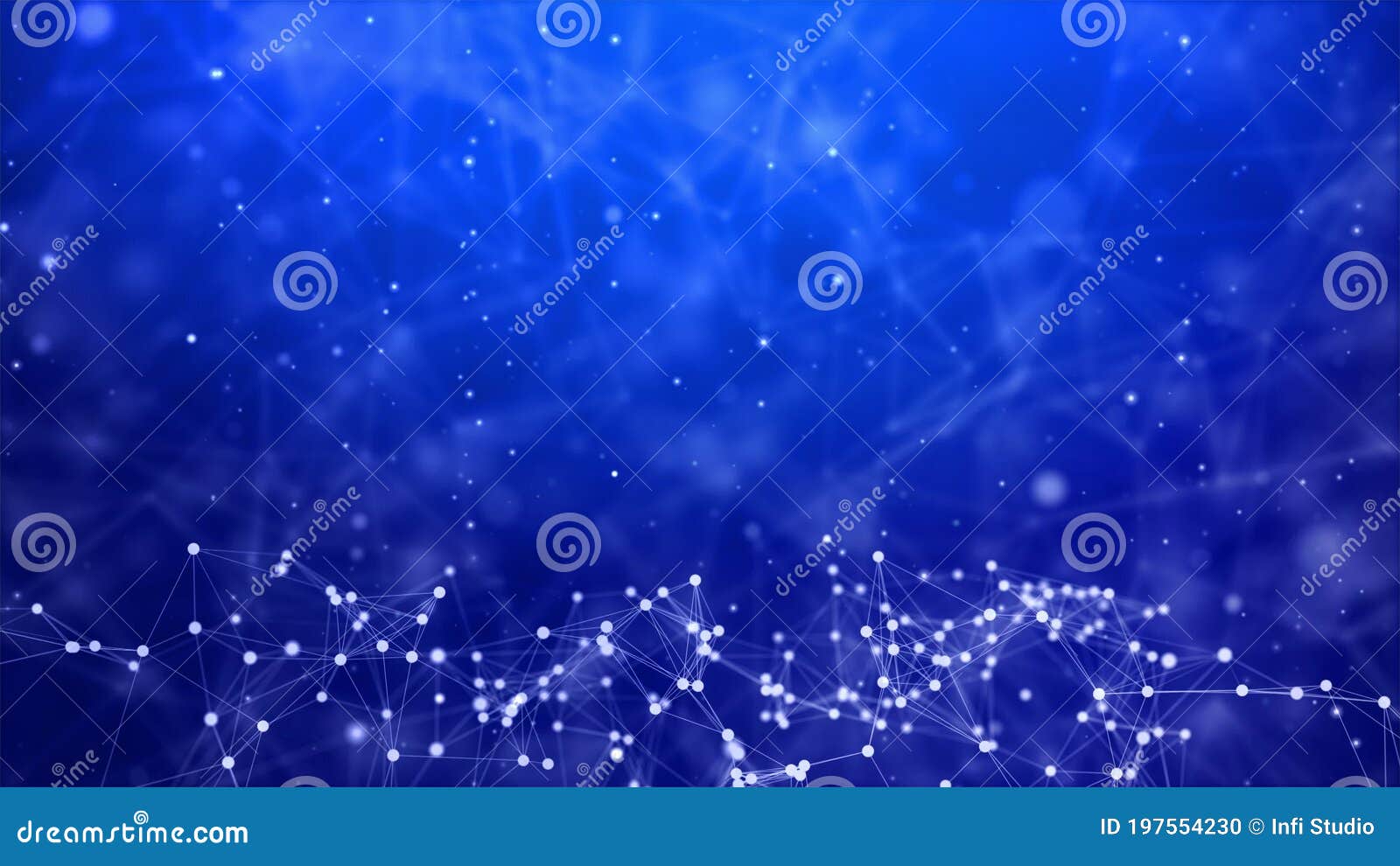 Abstract Particle Loop Background Mess Network Stock Footage Video