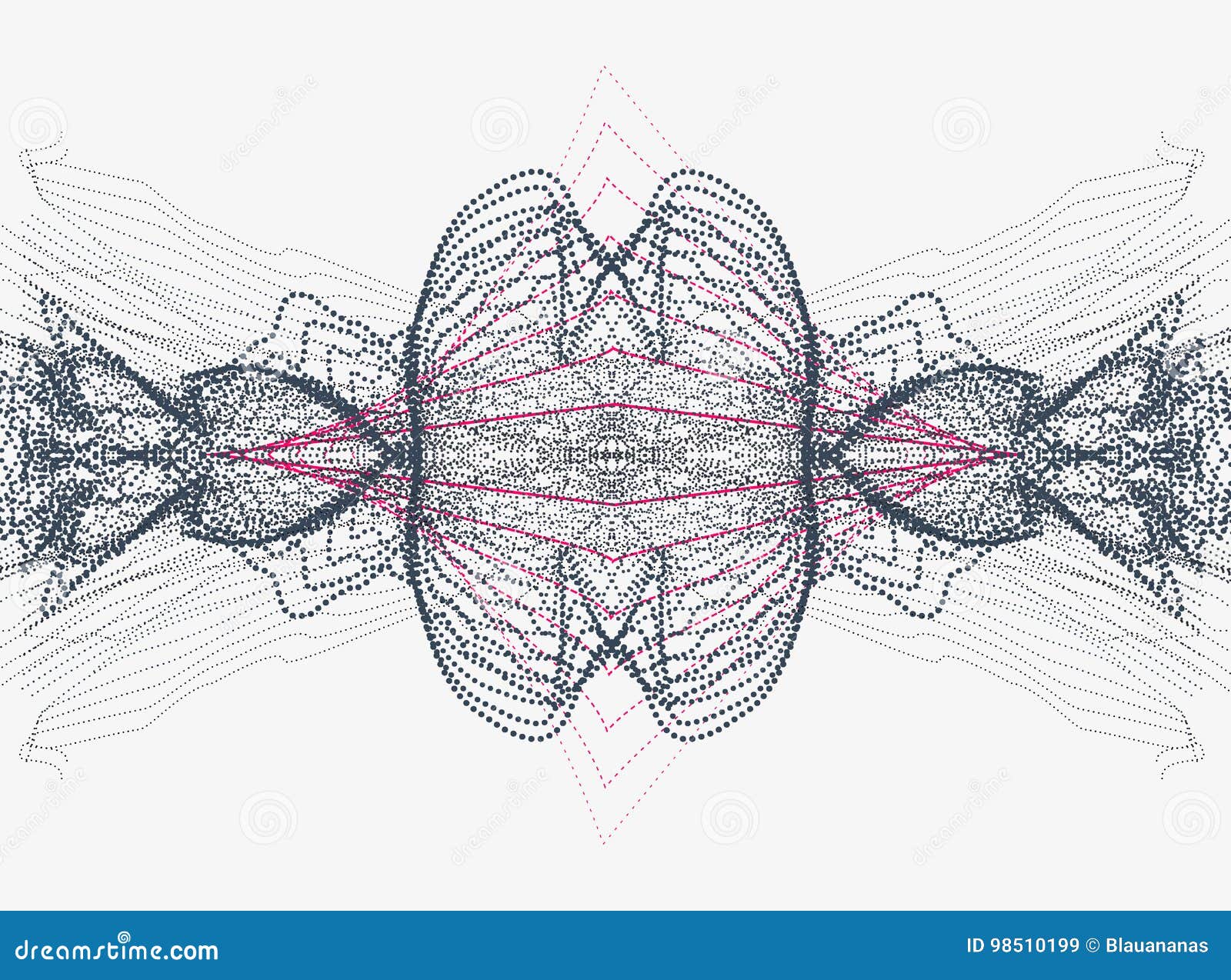 Abstract particle shapes stock vector. Illustration of futuristic ...