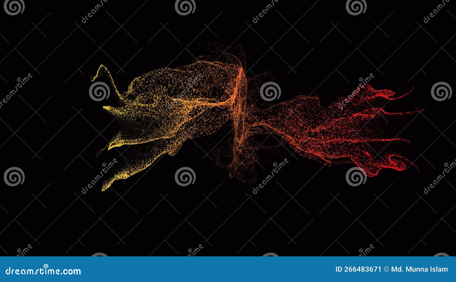 Abstract Particle Simulation Background. Festive and Fun Illustration ...