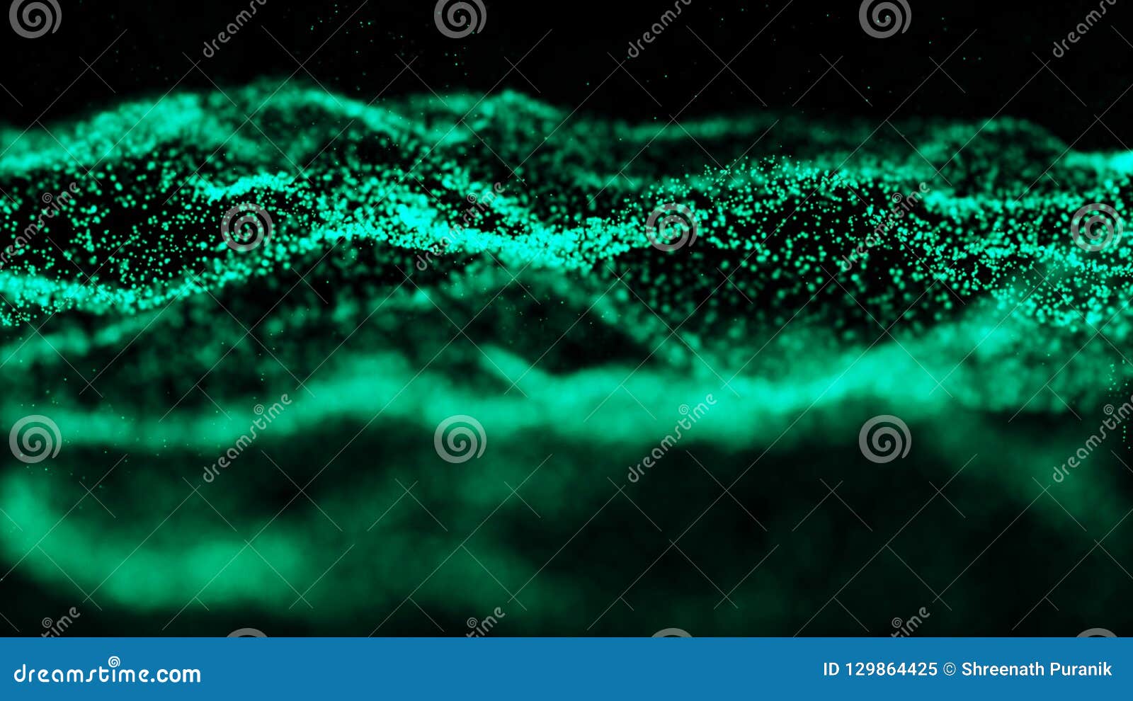 Abstract Particle Wave Background Stock Image - Image of colors ...
