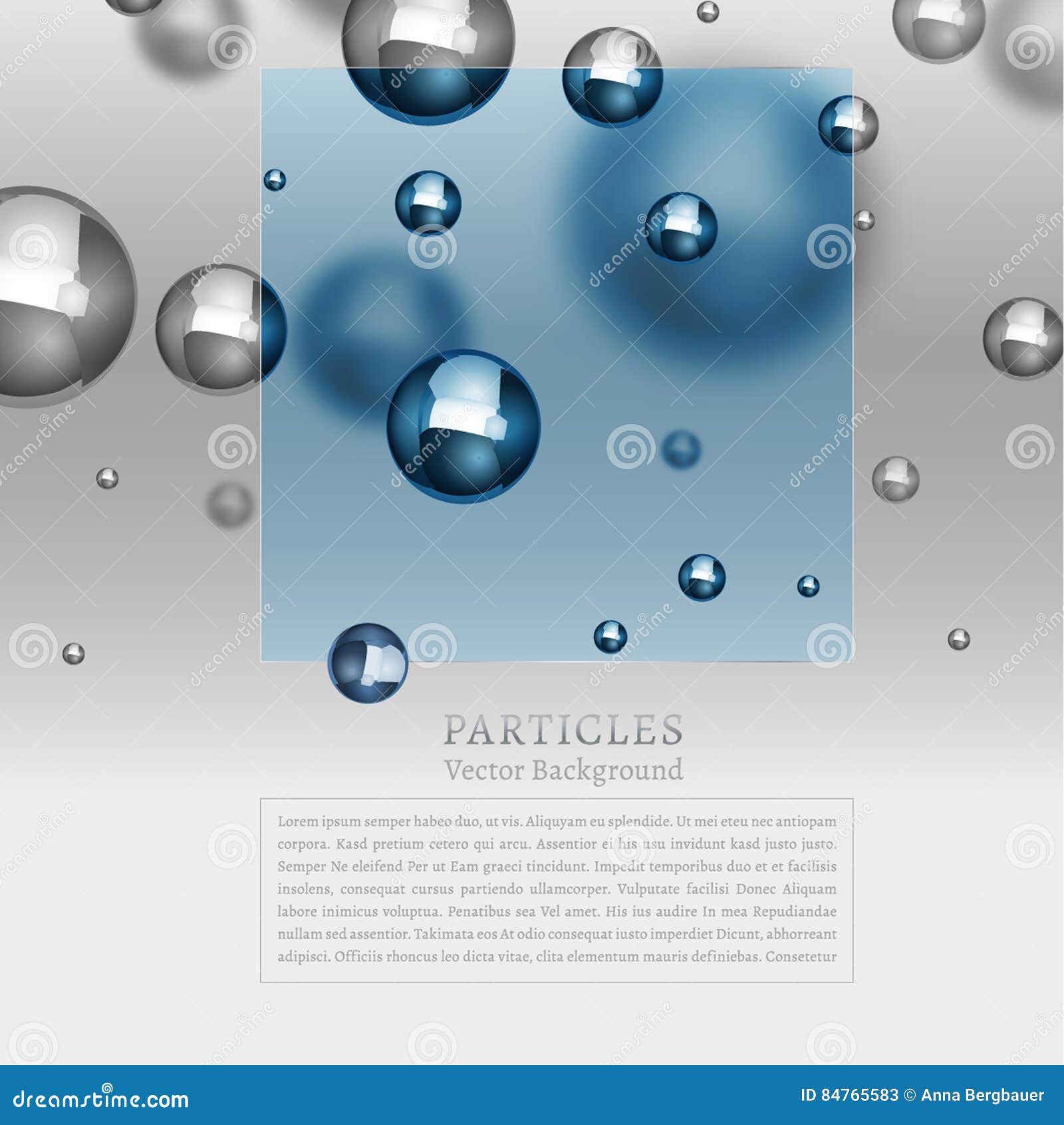 Abstract Particles Background Stock Vector - Illustration of molecular ...