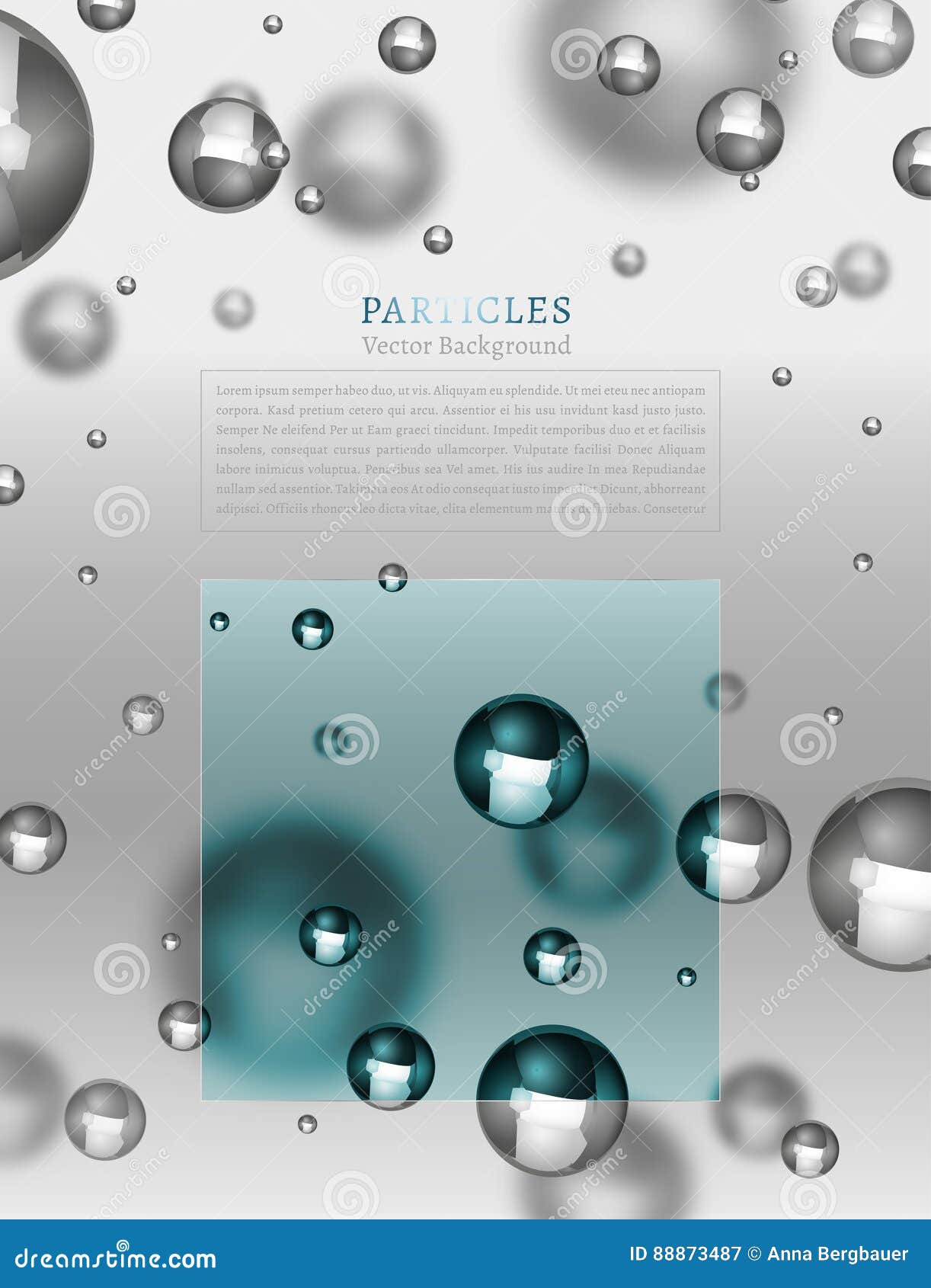 Abstract Particles Background Stock Vector - Illustration of science ...