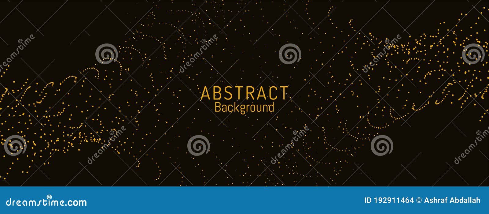 Abstract Particles Digital Dotted Background Stock Vector ...