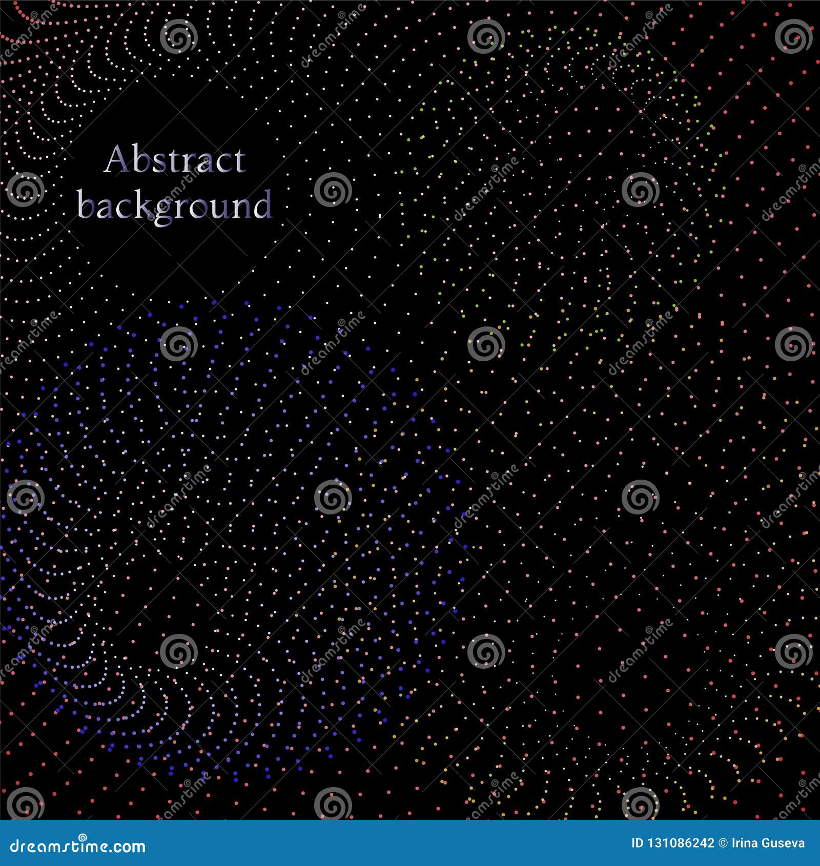 Abstract particles pattern stock vector. Illustration of line - 131086242