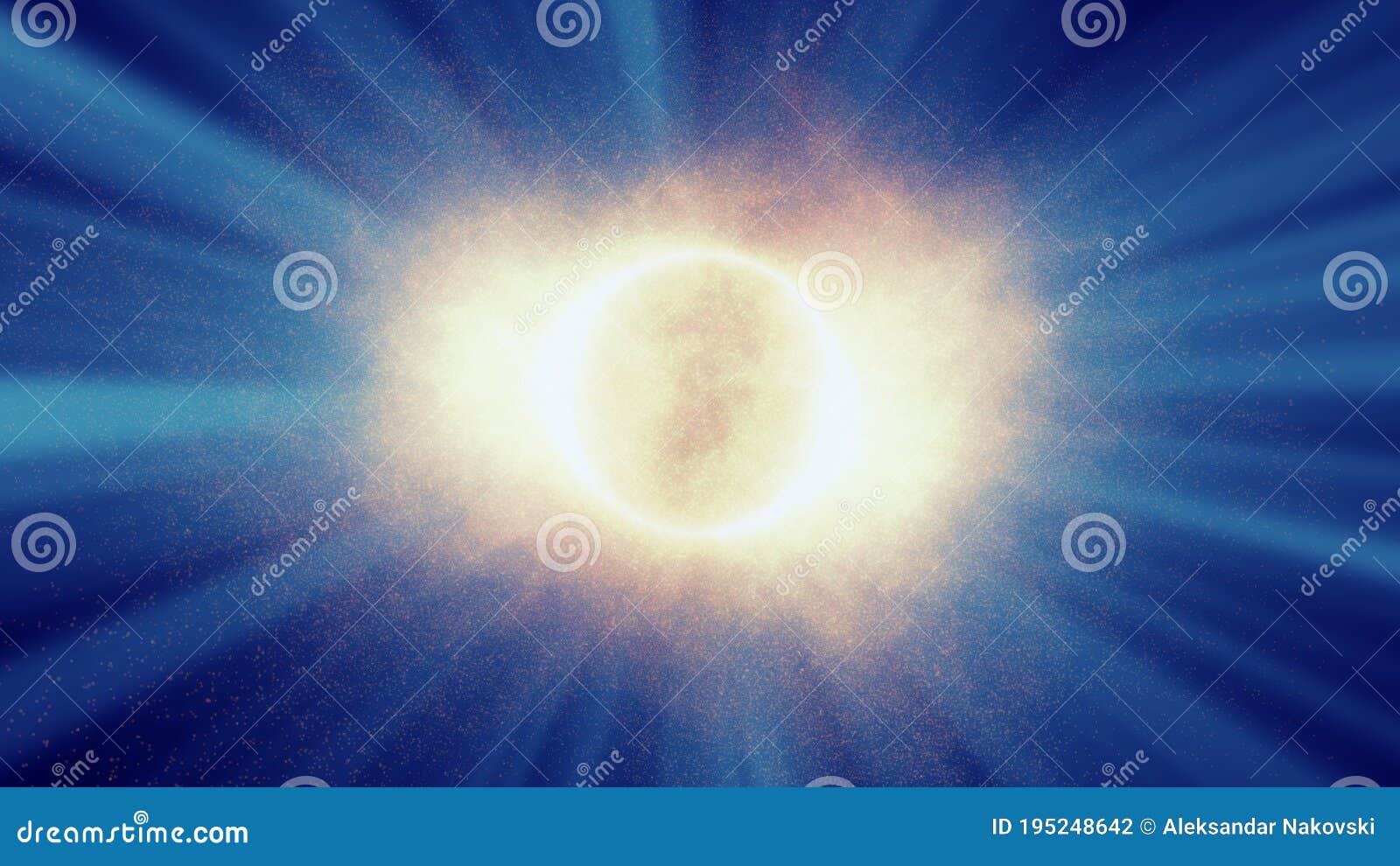 Abstract Particles Sun Solar Flare Particles Stock Illustration ...