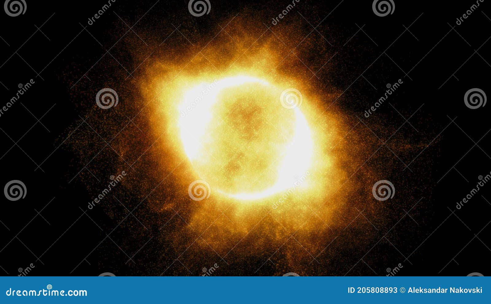 Abstract Particles Sun Solar Flare Particles Stock Illustration ...