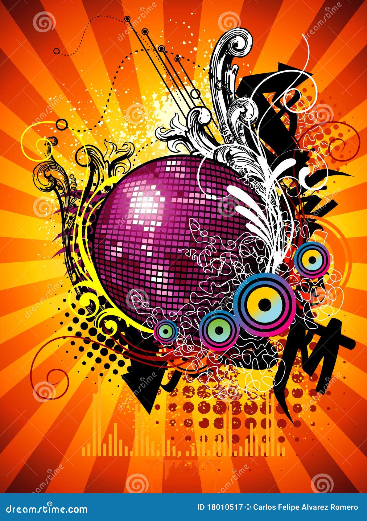 Abstract party color stock vector. Illustration of vintages - 18010517