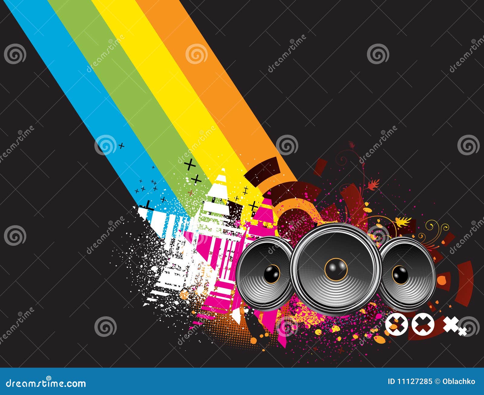 Abstract party design stock vector. Illustration of multi - 11127285