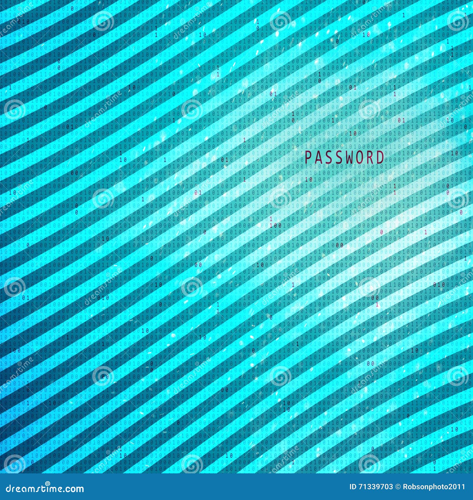 Abstract Password Letters Digital Code Background Stock Illustration ...