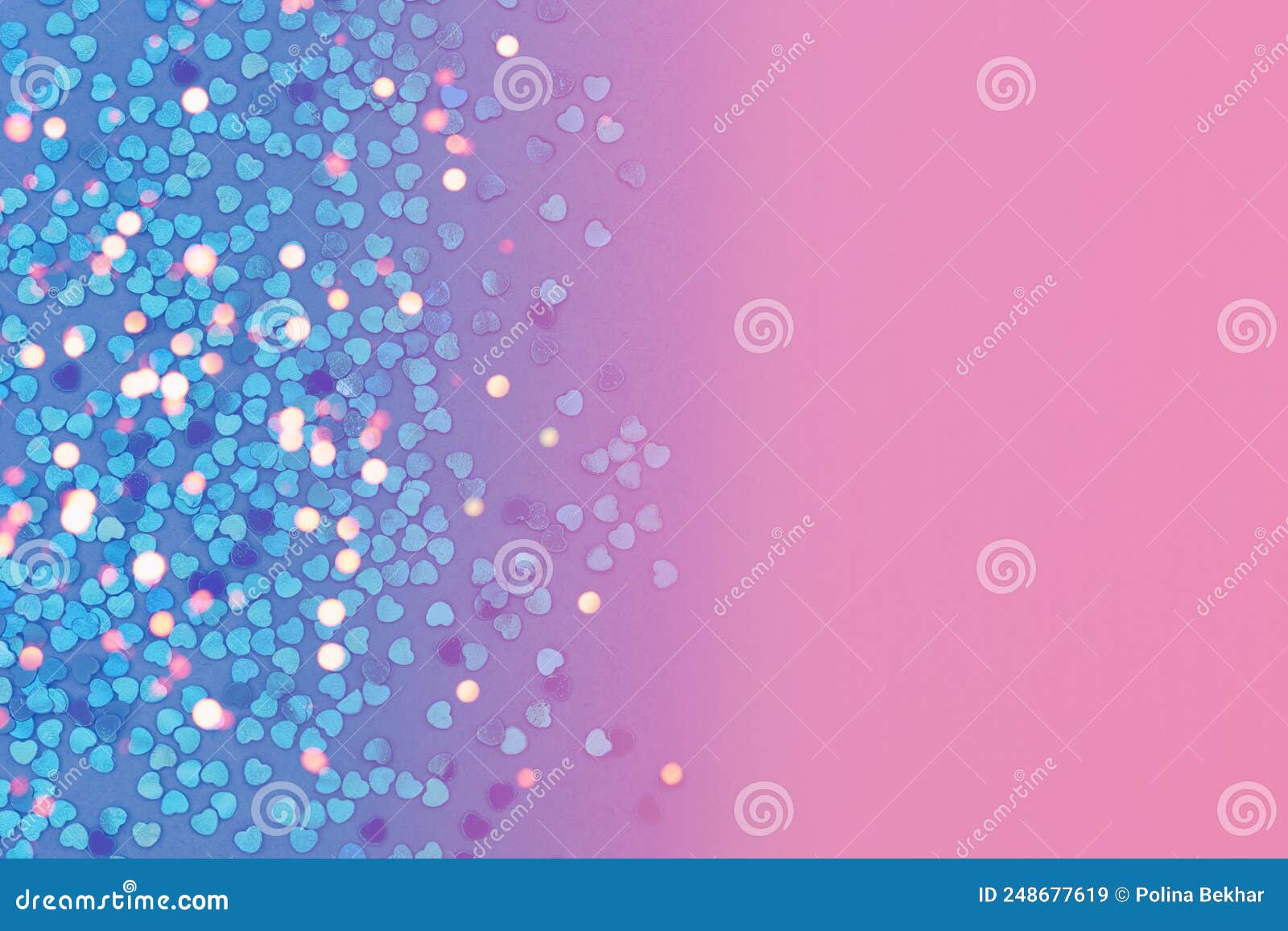 Abstract Pastel Background with Bokeh. Text Template Stock Image ...