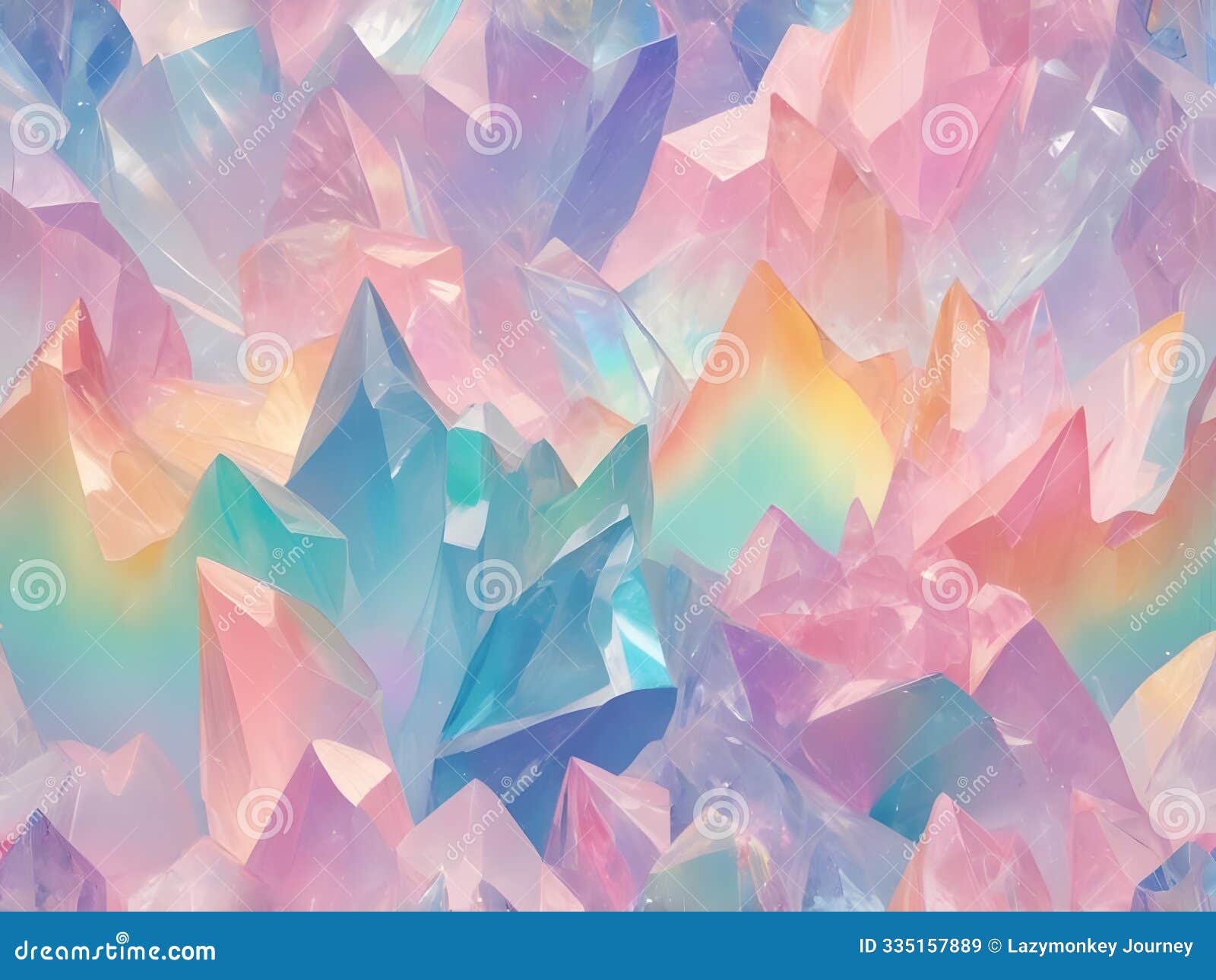 Abstract Pastel Background Texture Aurora Rainbow Crystal Spectrum ...