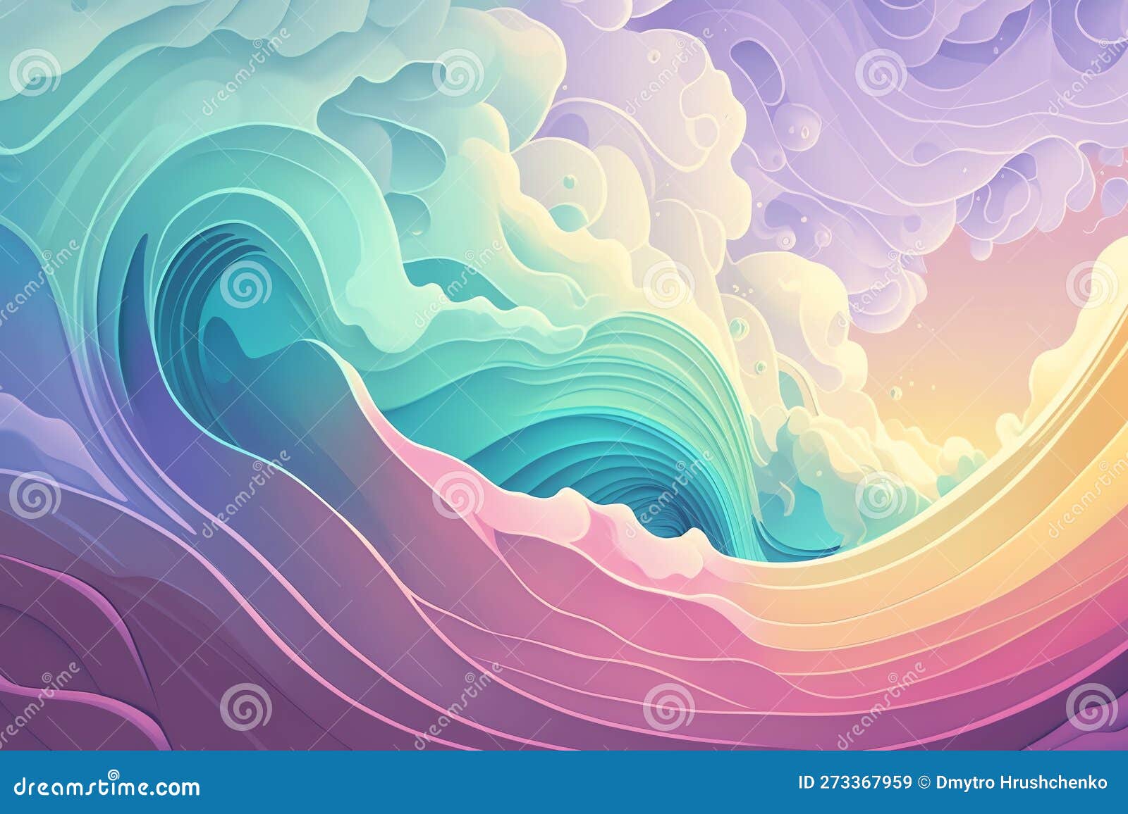 Abstract Pastel Color Background. Colored Background. Generative AI ...