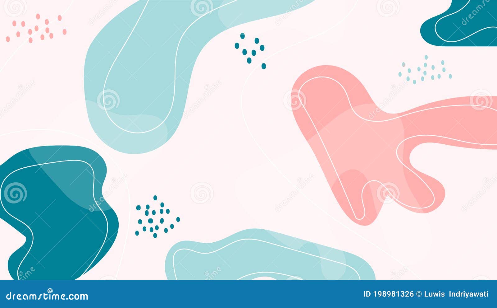 Abstract Pastel Color Background with Memphis Pattern Design Vector ...