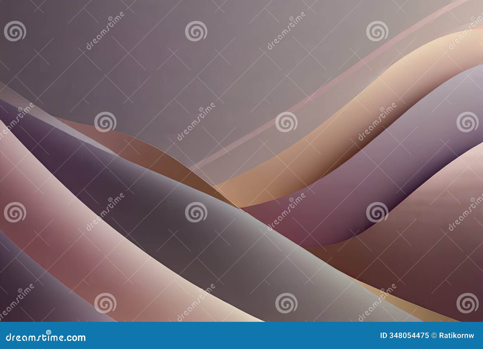 Abstract Pastel Color Curves Background Stock Illustration ...