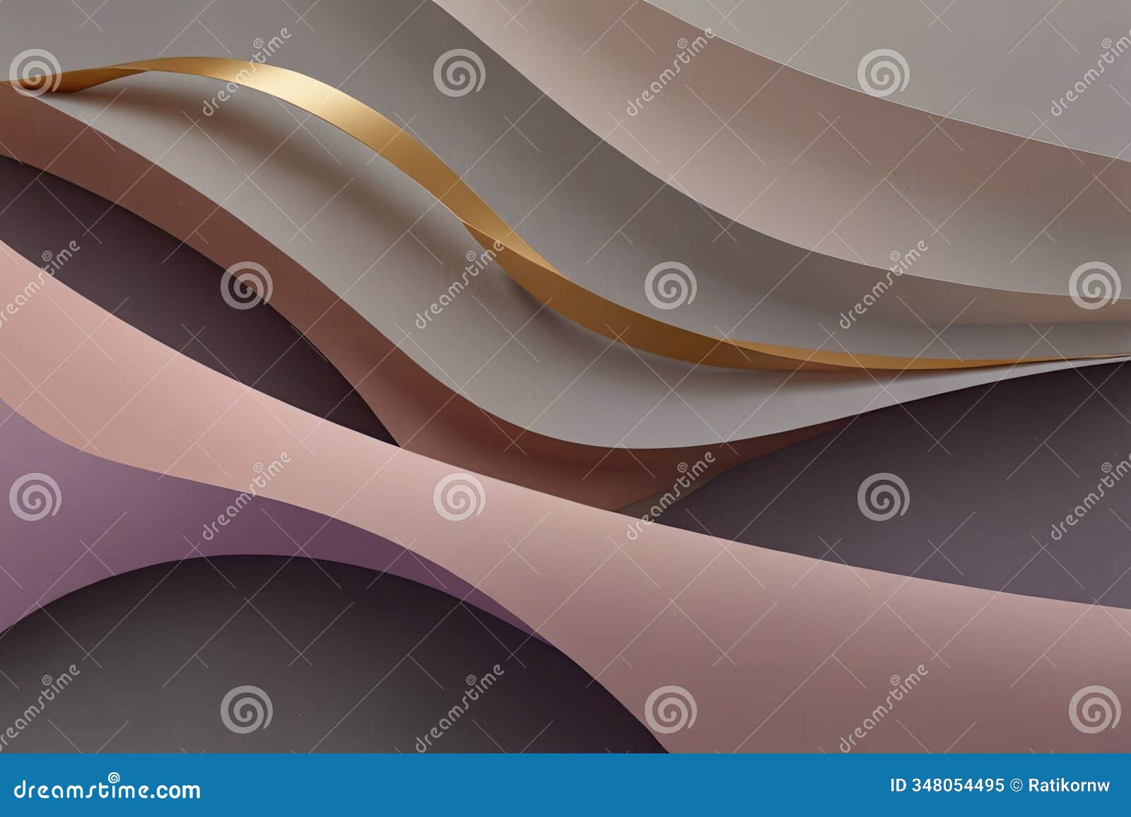 Abstract Pastel Color Curves Background Stock Illustration ...