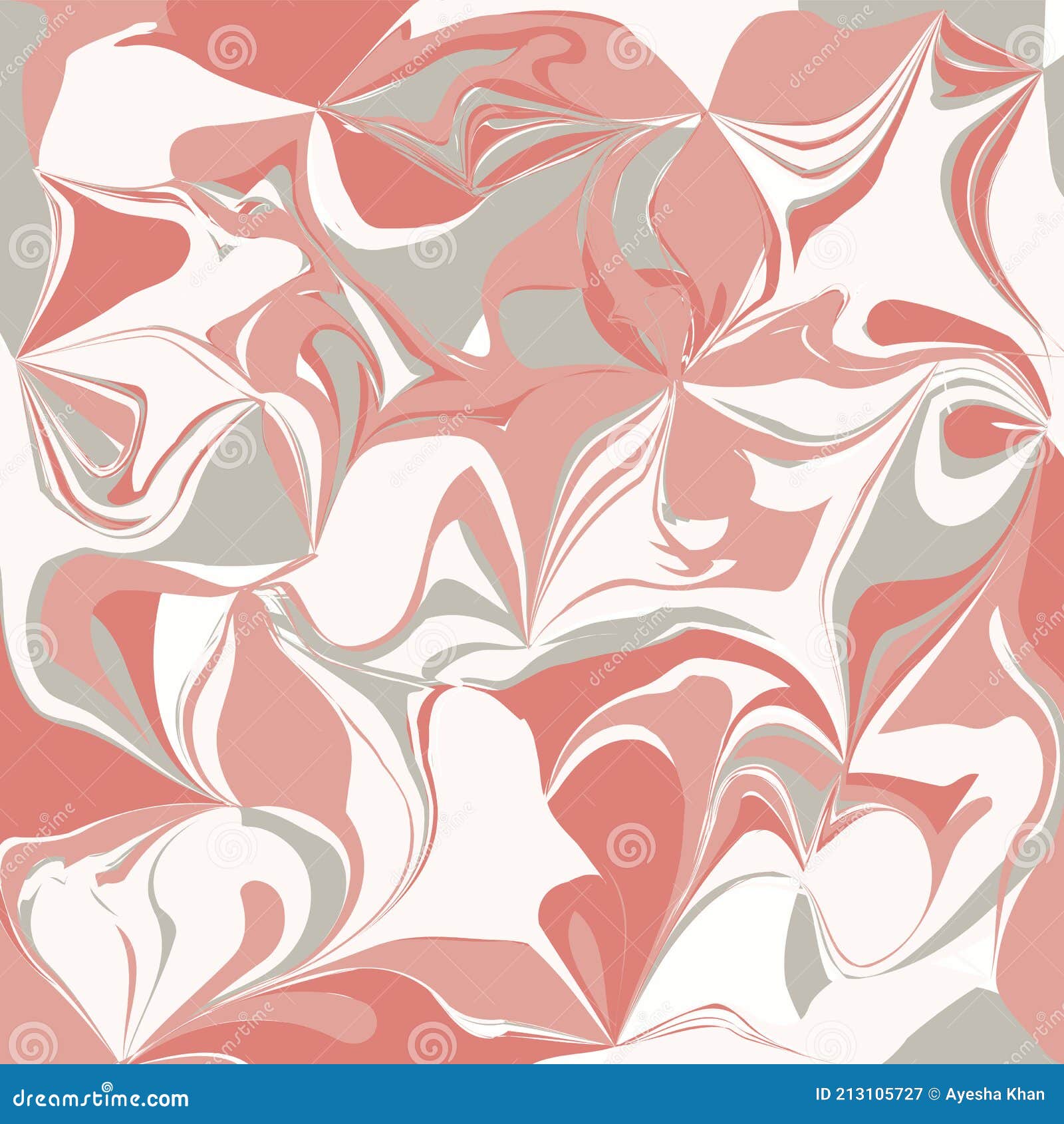 Abstract Pastel Color Mixing Seamless Pattern Stock Vector ...