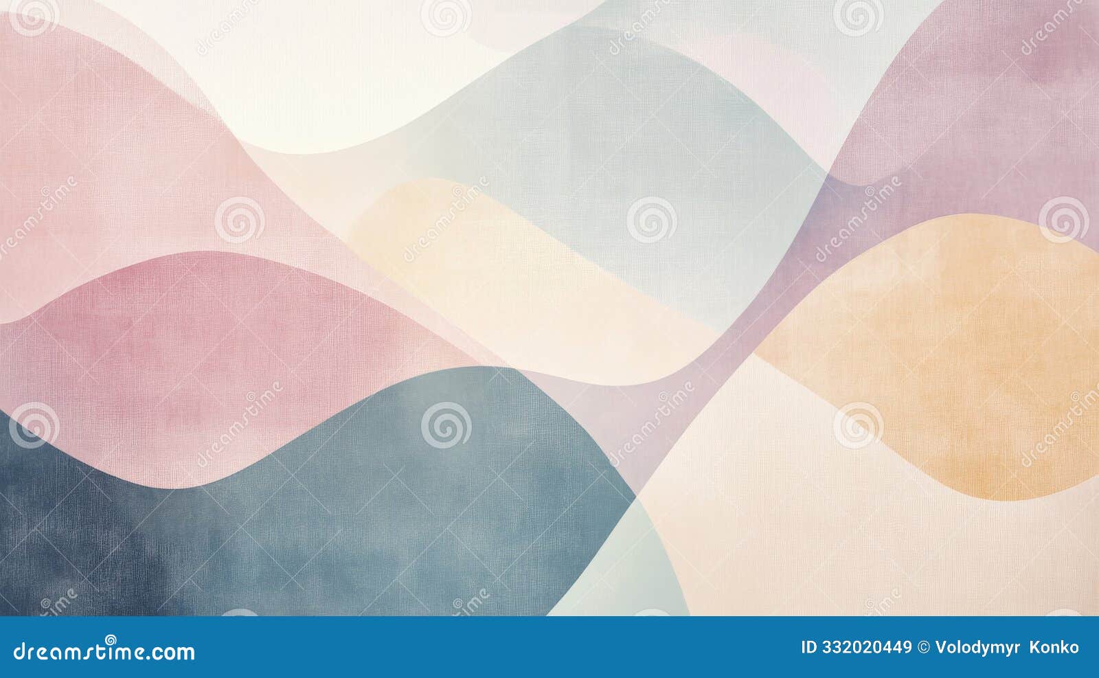 Abstract Pastel Color Wave Pattern, Artistic Background. Modern Art ...