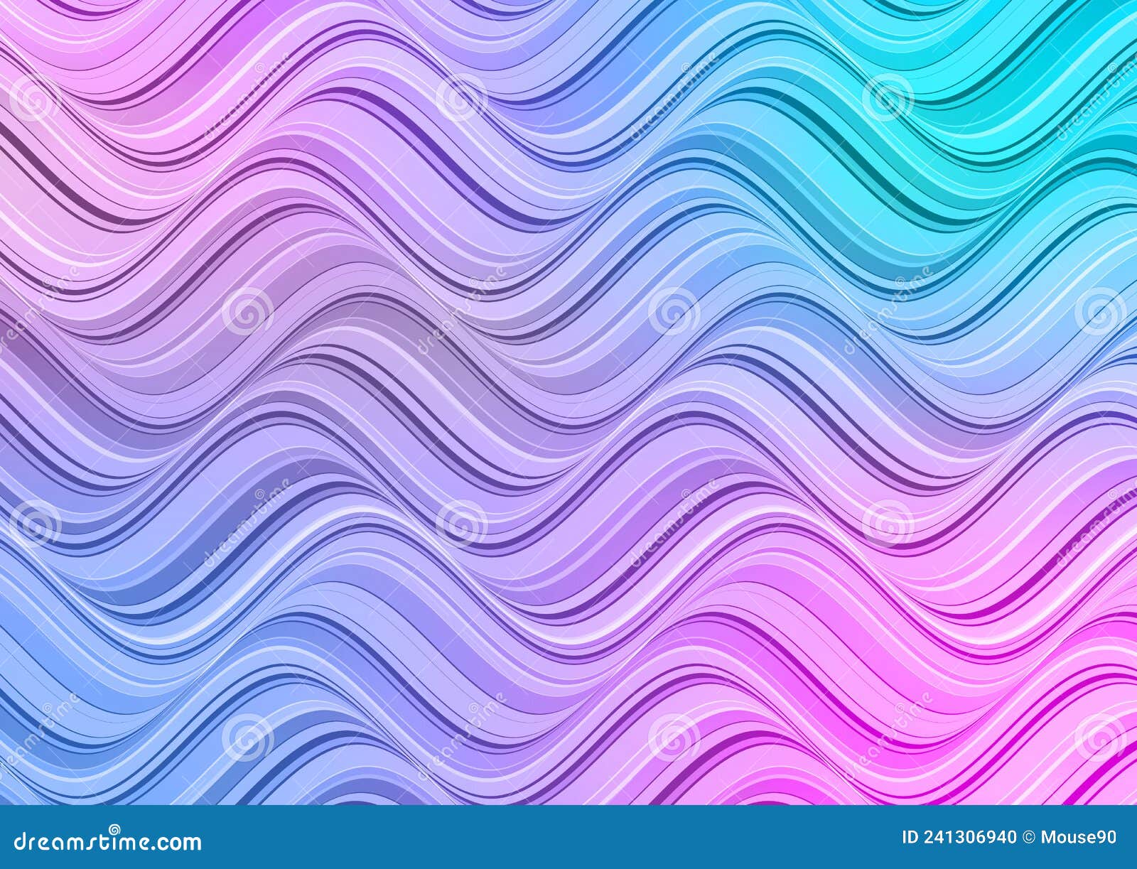 Pastel Coloured Waves Background Stock Vector - Illustration of ...