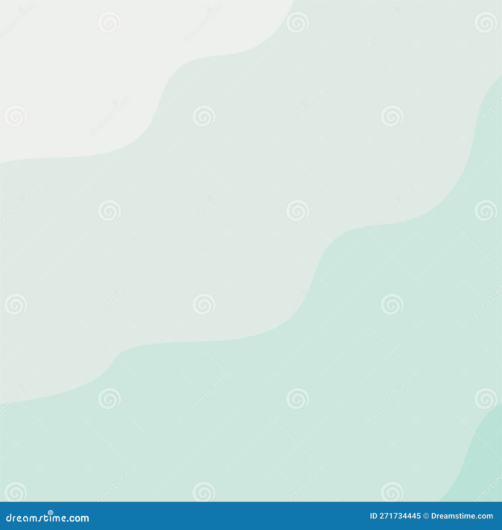 Abstract Pastel Green Background in Wave Pattern Stock Illustration ...