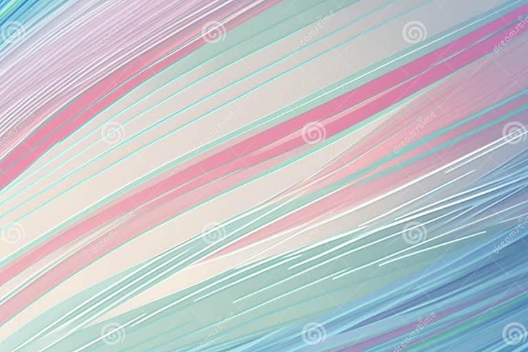 Abstract Pastel Lines Background Generative AI Stock Illustration ...