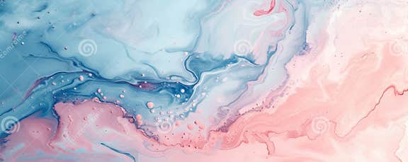 Abstract Pastel Pink and Blue Marble Texture Stock Image - Image of ...