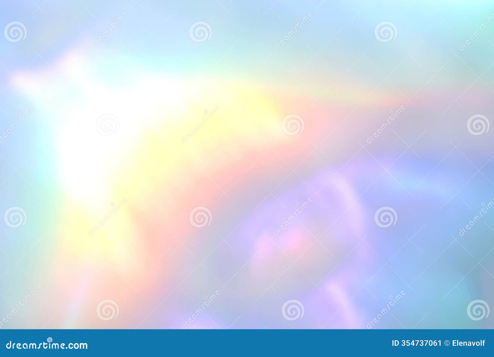 Abstract Pastel Rainbow Light Pattern with Soft Gradient and Dreamy ...