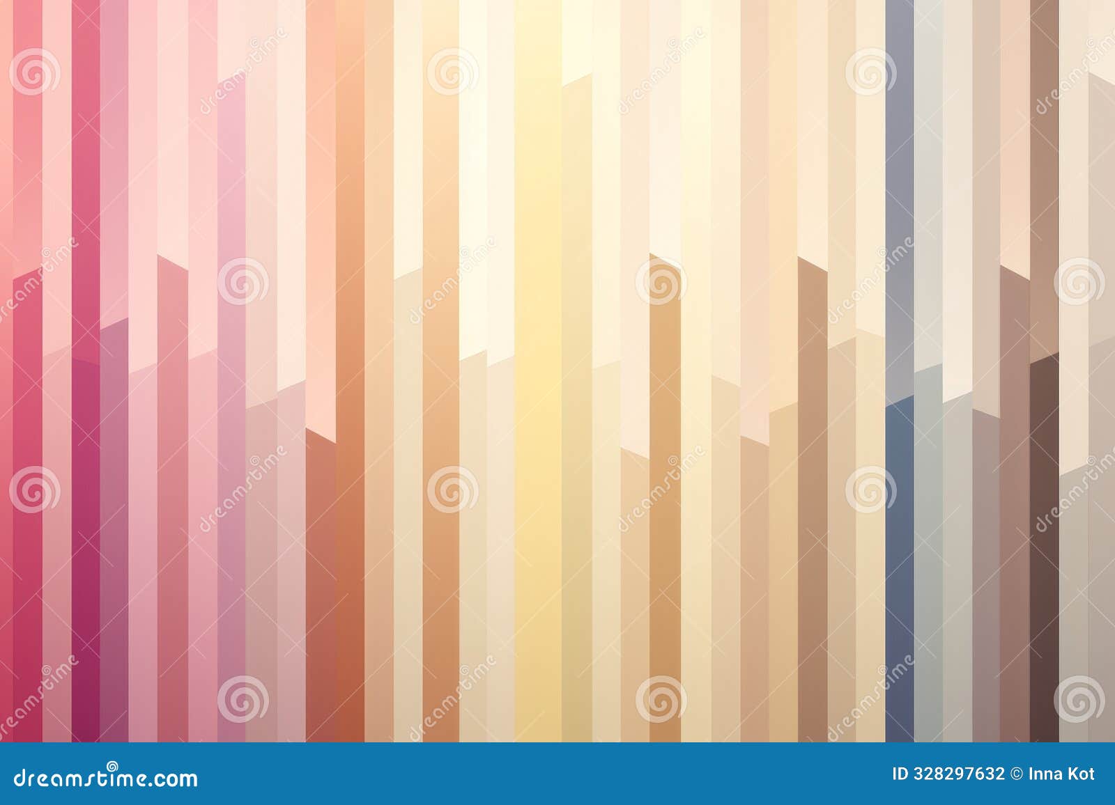 Abstract Pastel Retro Vector Art With Straight Lines Background In Soft ...