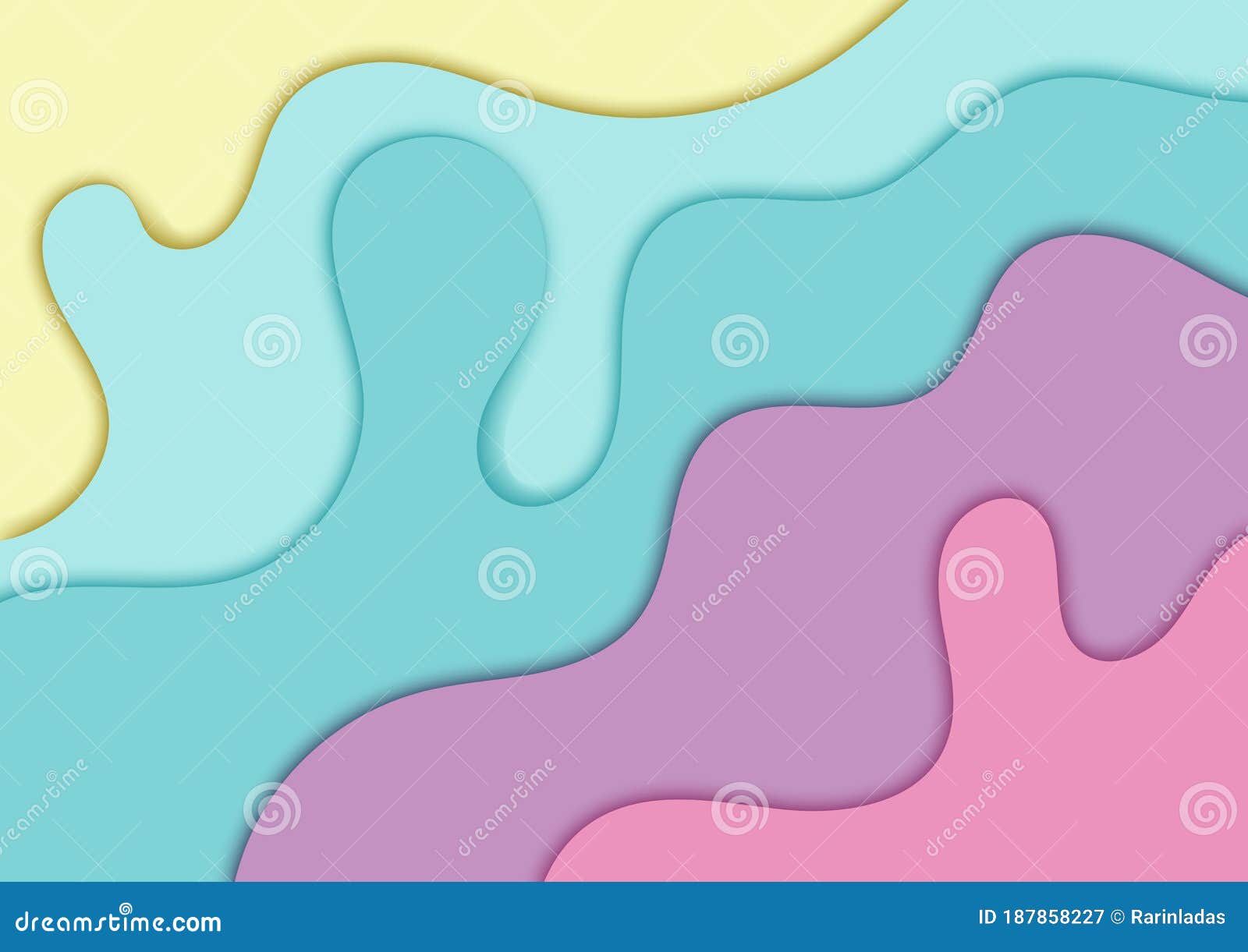 Pastels Color Flow Hexagonal Background. Royalty-Free Stock Image ...
