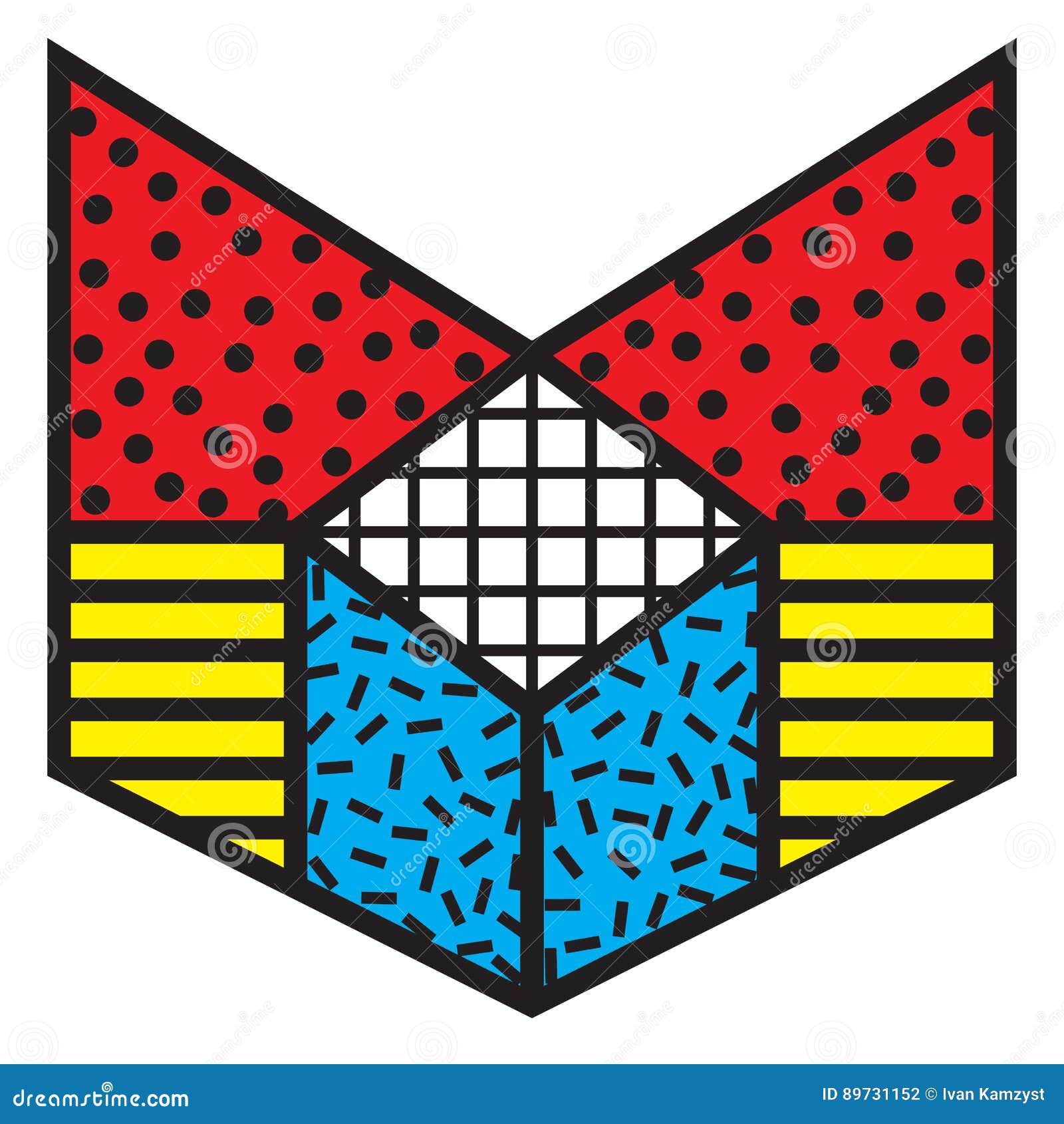 Abstract Patch stock vector. Illustration of hipster - 89731152