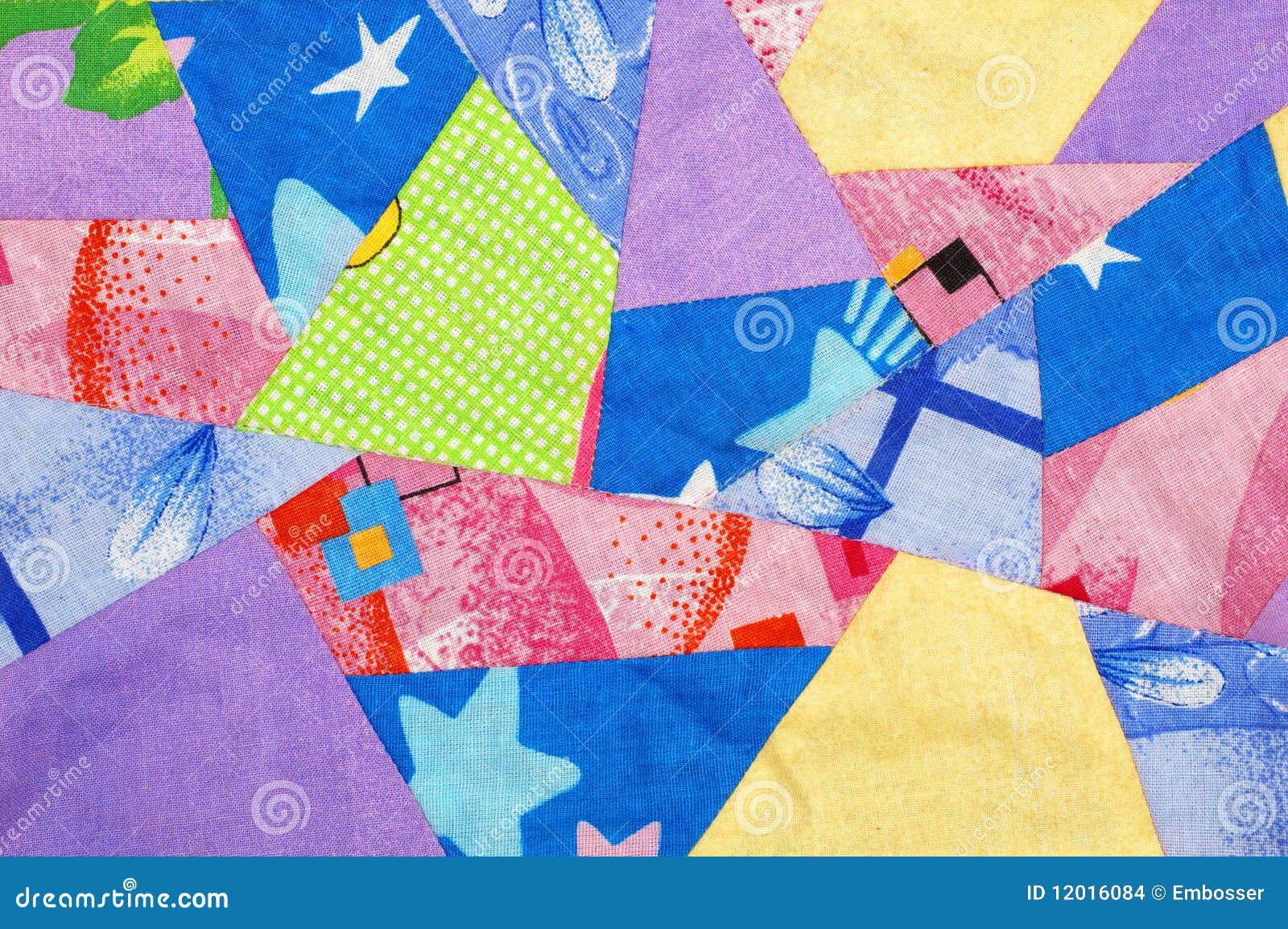Abstract patchwork stock photo. Image of triangle, flower - 12016084