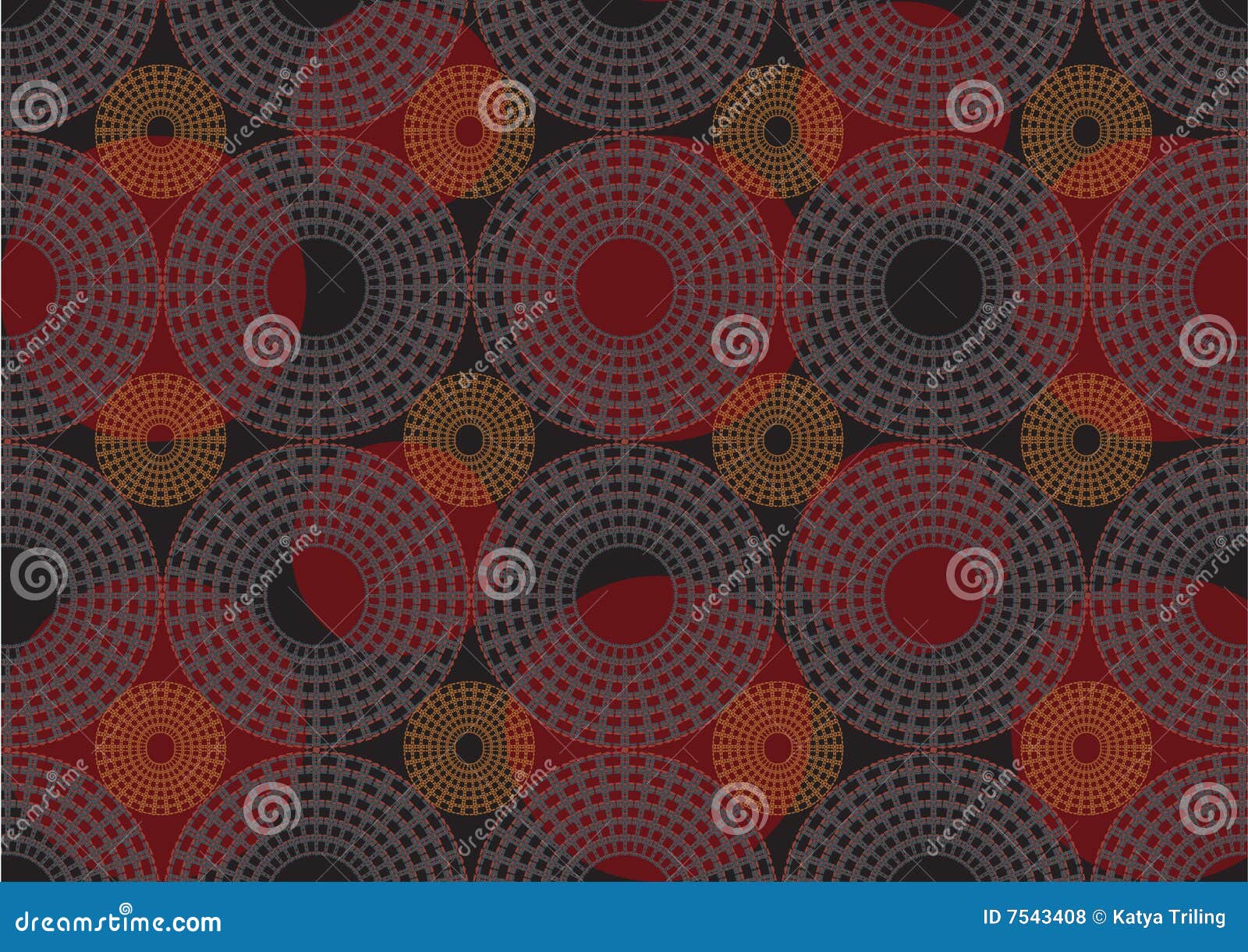 Abstract pattern stock illustration. Illustration of imagination - 7543408