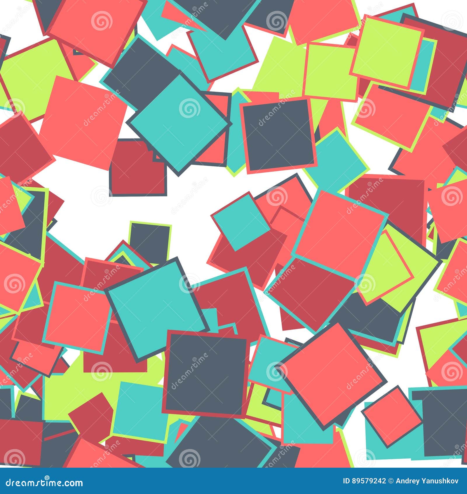 Abstract Pattern Art Background in Illustration Space Geometry. Stock ...