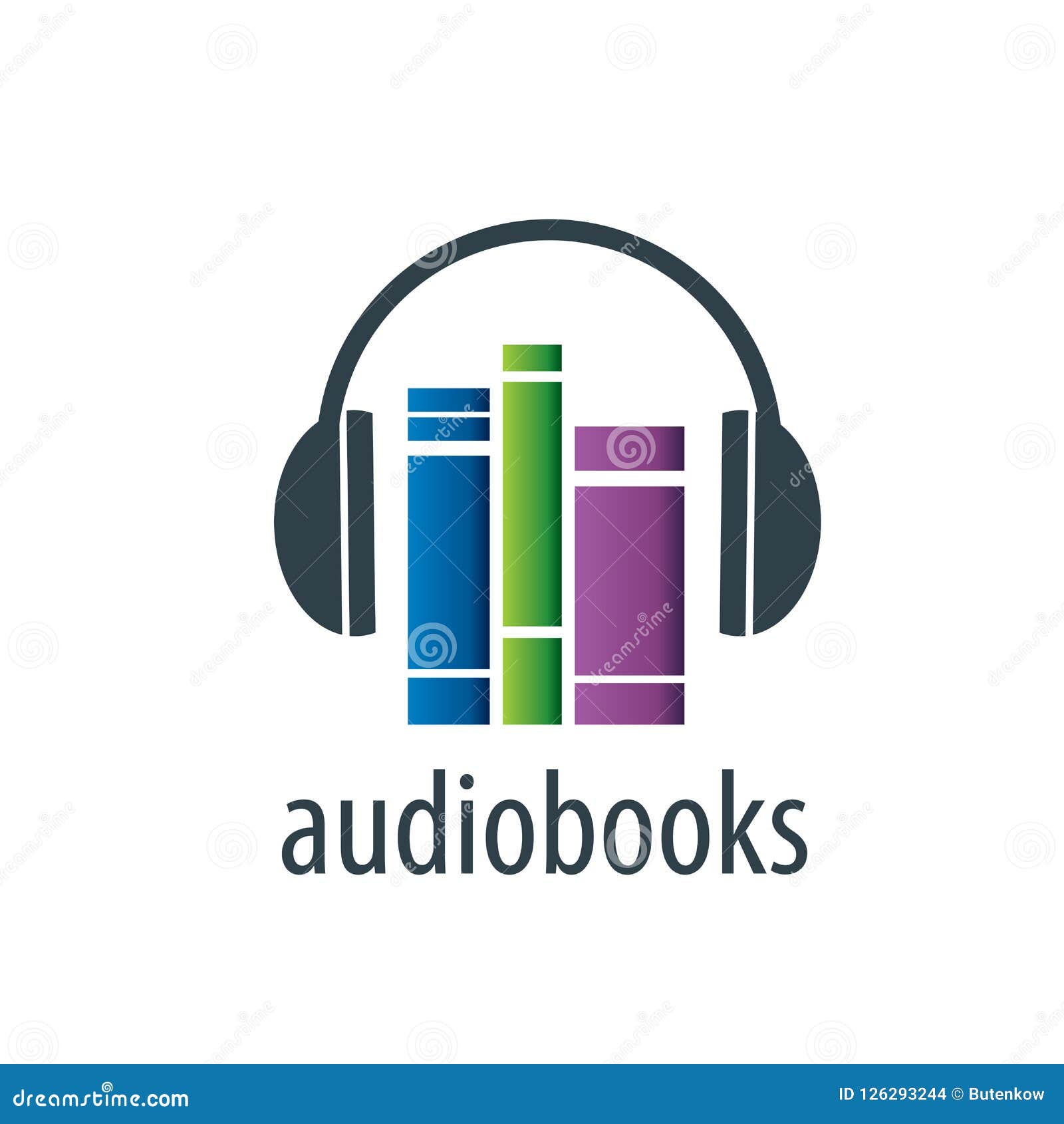 Audiobook. Vector Logo Template Stock Vector - Illustration of object ...