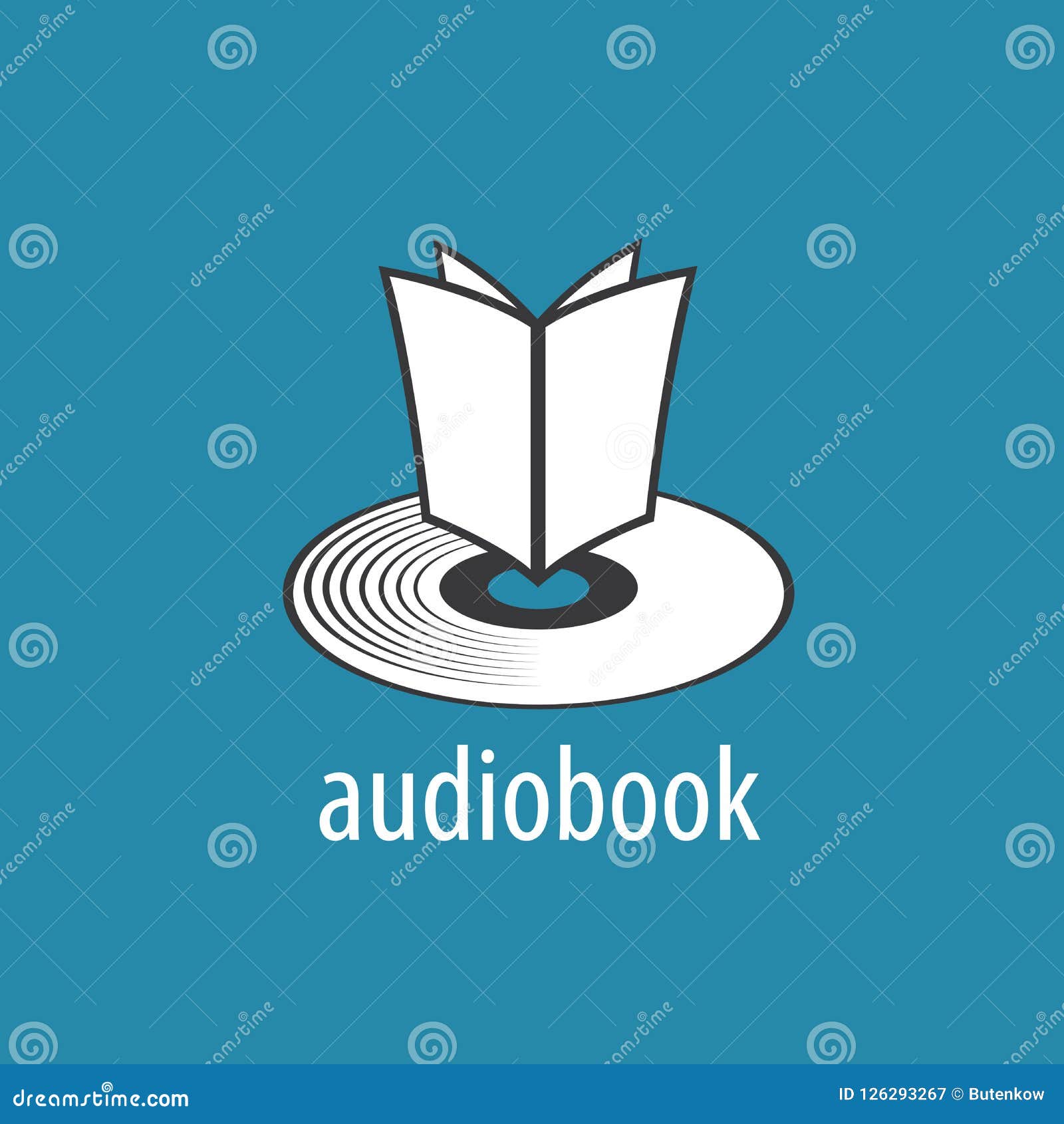 Audiobook. Vector Logo Template Stock Vector - Illustration of digital ...