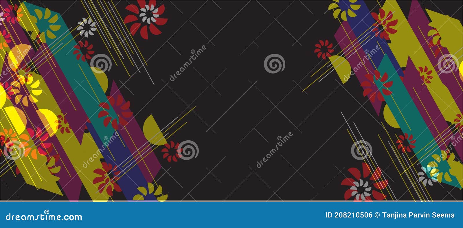 Abstract Colorful Pattern Background Design. Greeting Card Design Stock ...