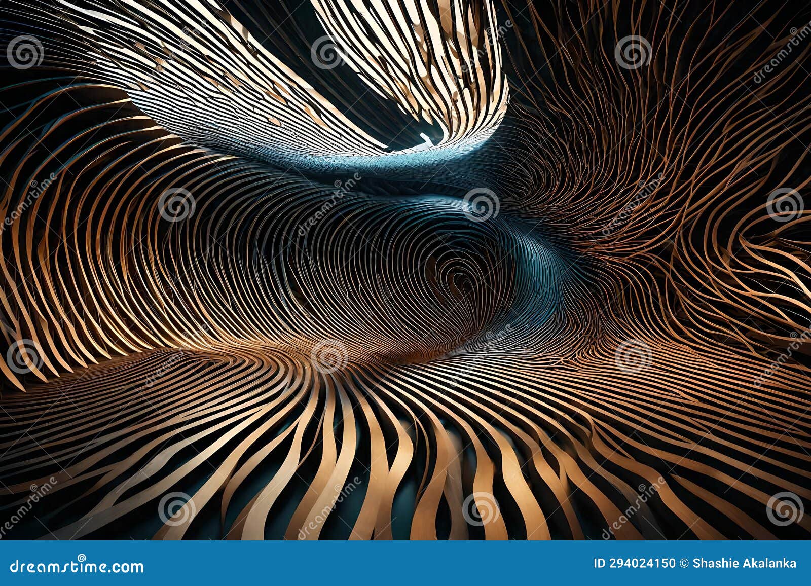 Abstract Patterns Inspired by Elements of Nature Stock Photo - Image of ...