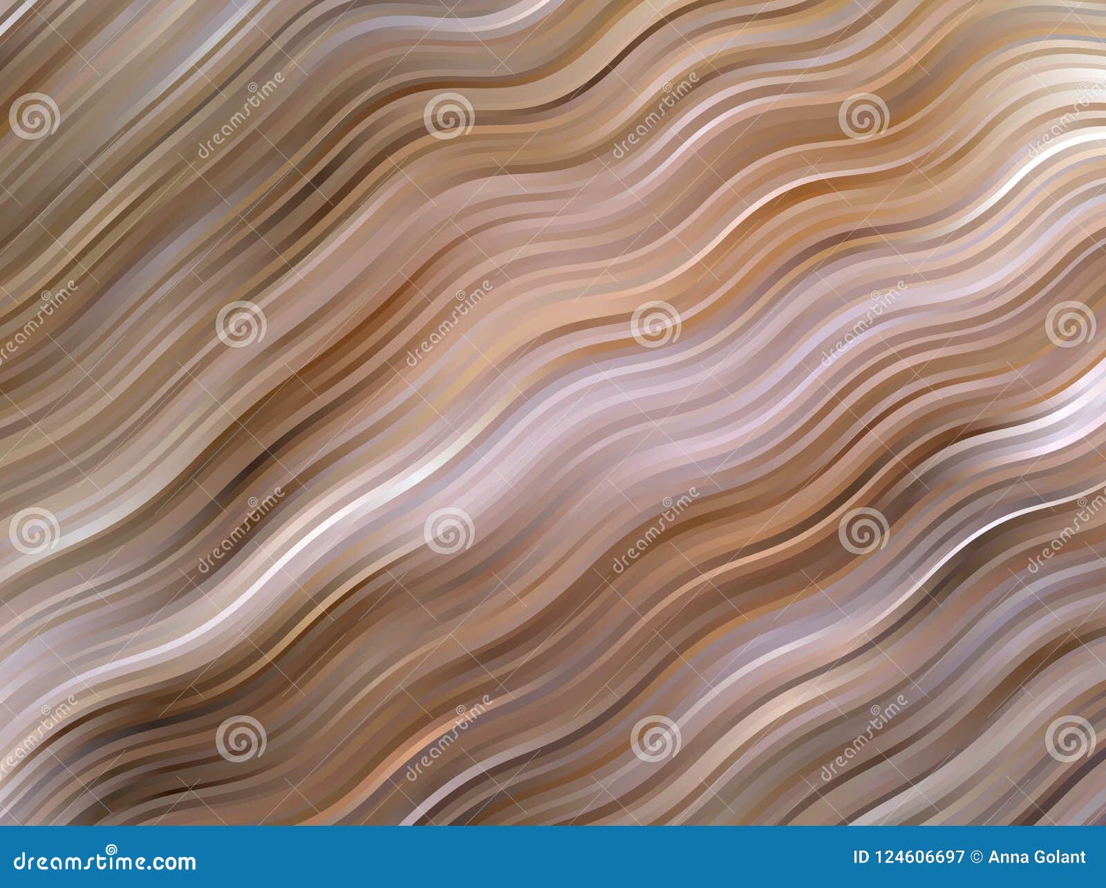 Abstract Pattern with Bent Lines. Colorful Illustration in Abstract ...