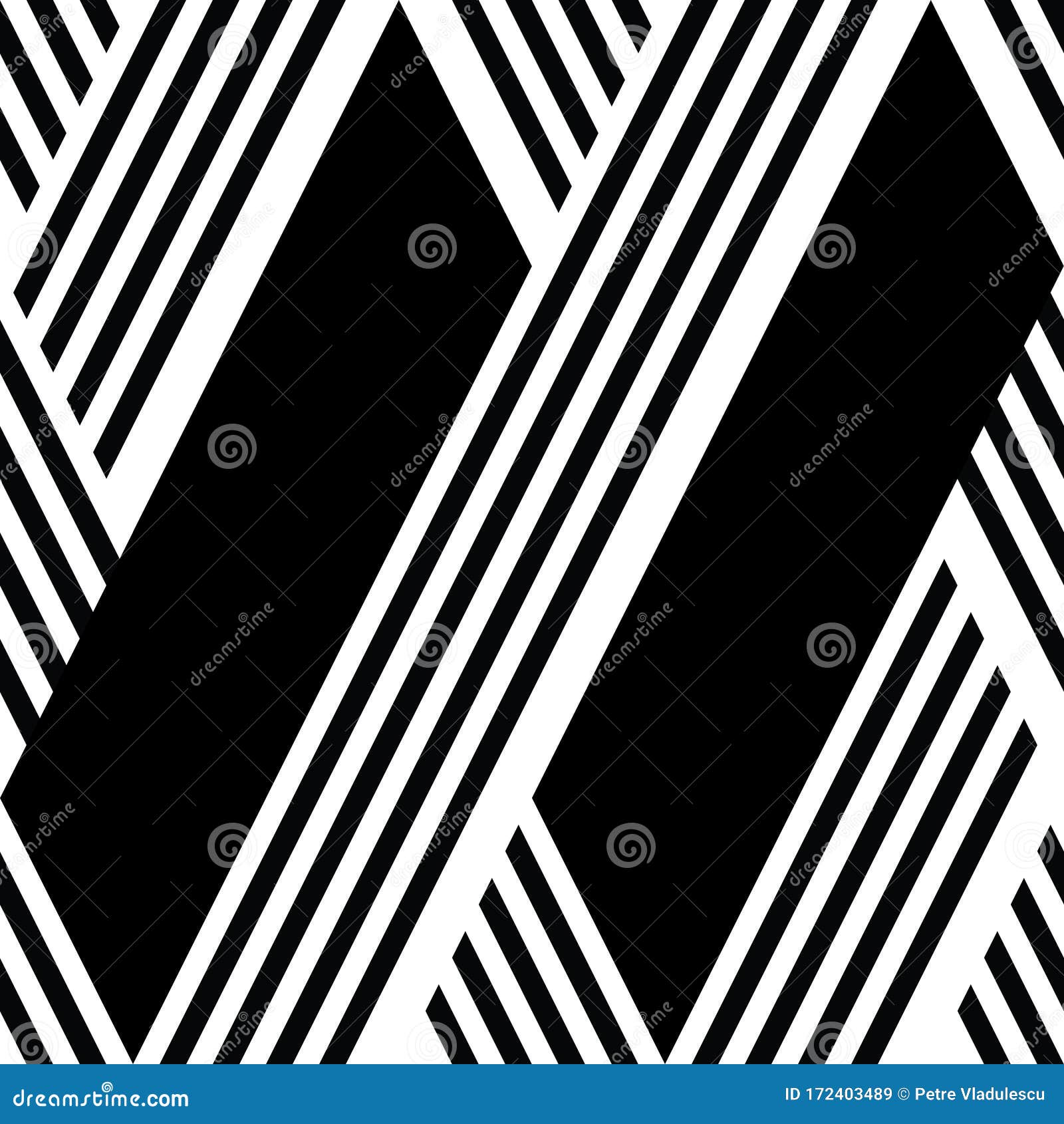 Abstract Pattern with Black Bands, Modern Stylish Image. Stock Vector ...