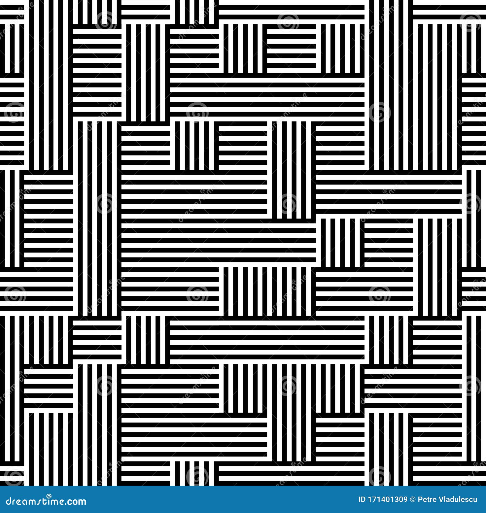 Abstract Pattern with Black Lines Stock Vector - Illustration of design ...