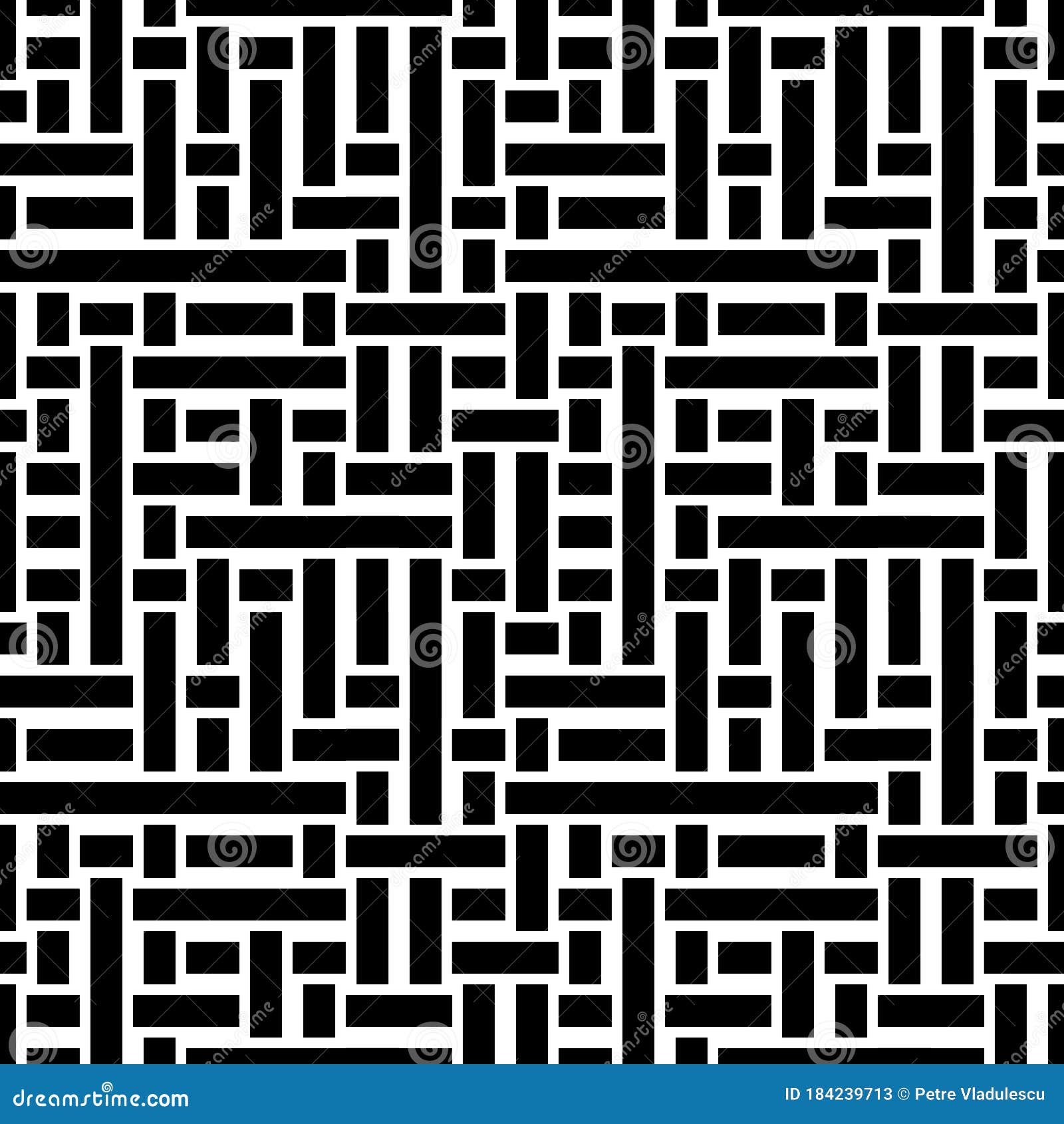 Abstract Pattern with Black Lines, Modern Stylish Image. Stock Vector ...